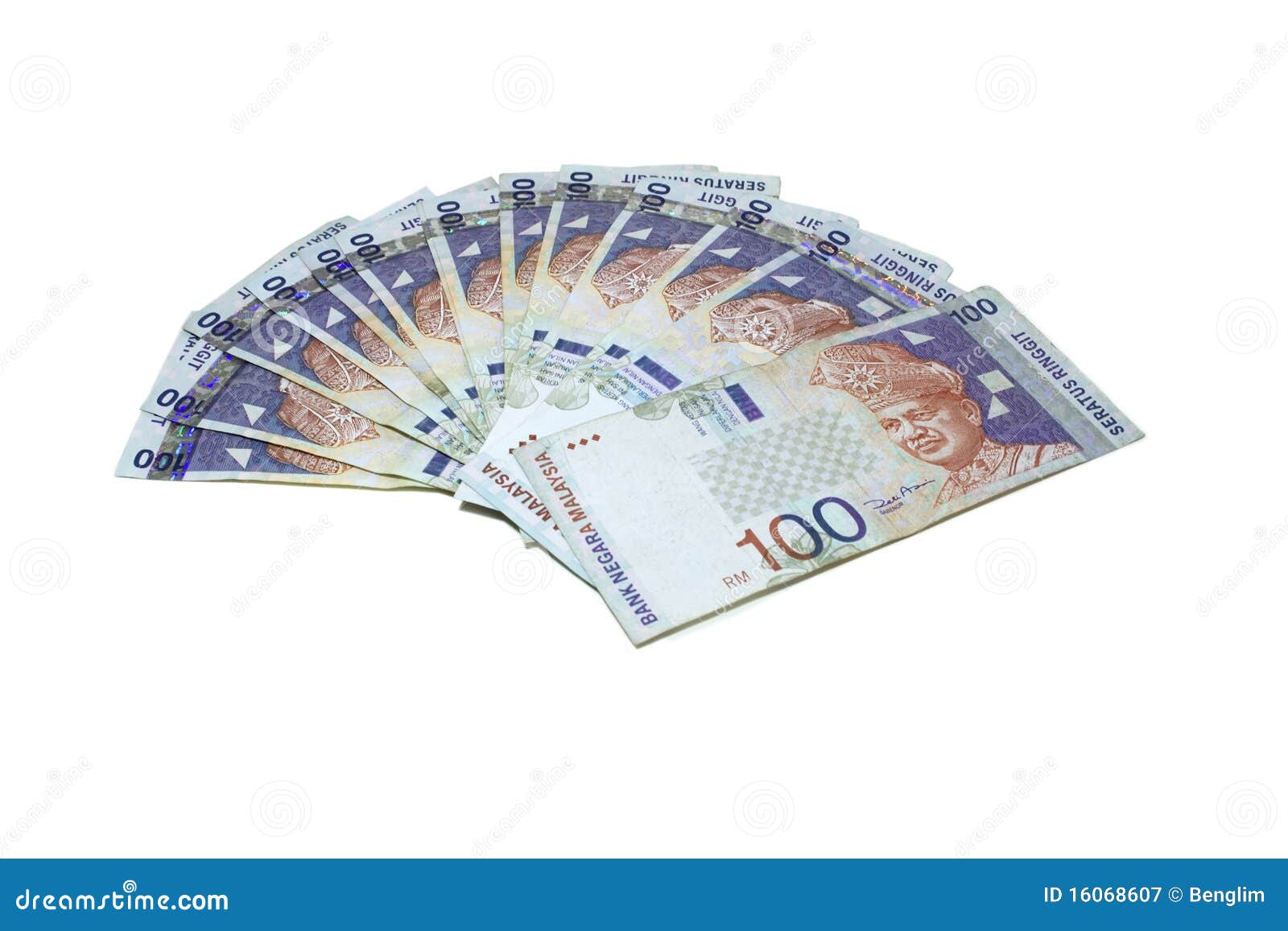 Malaysia RM100 Notes stock image. Image of cash, currency - 16068607