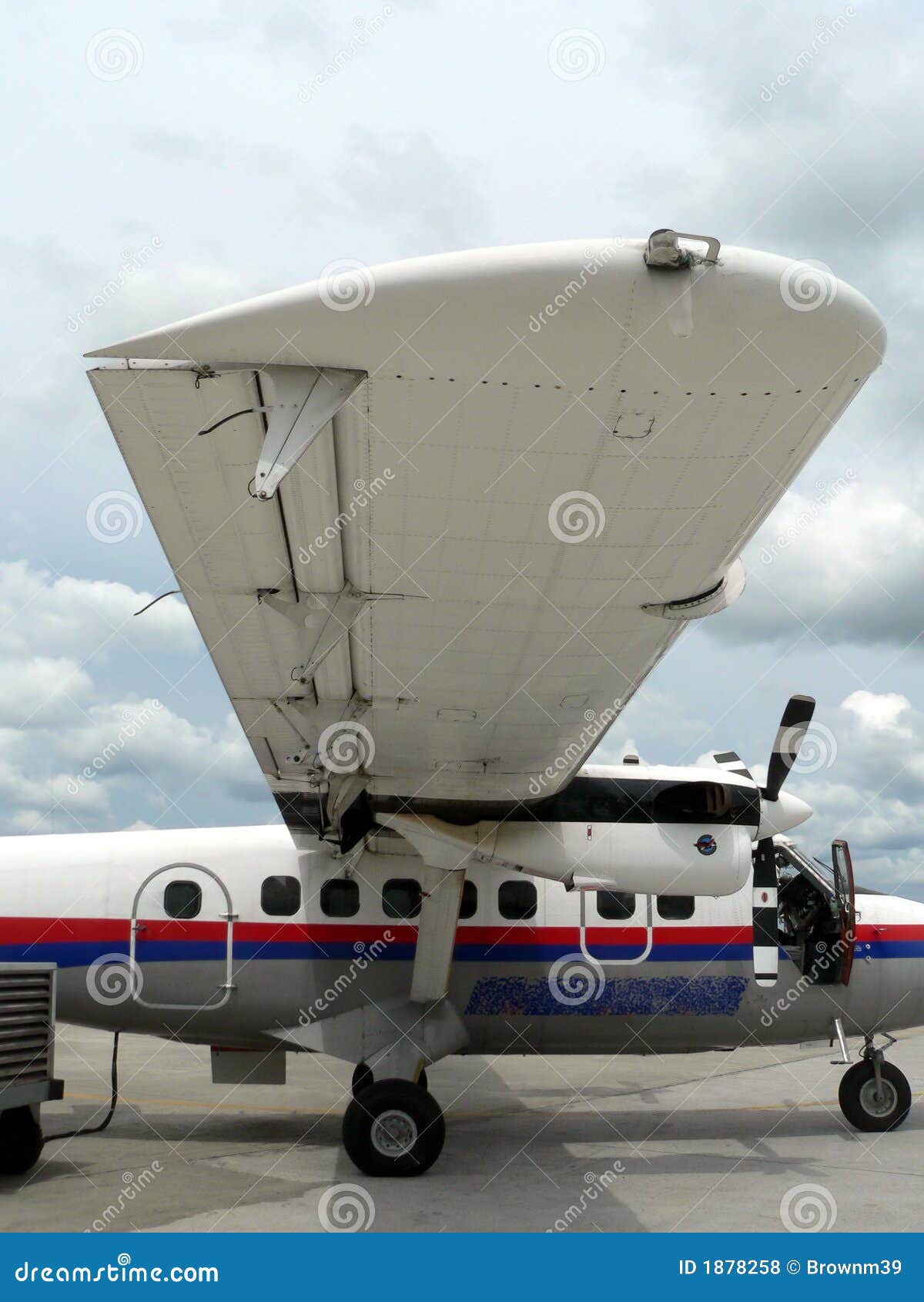 Malaysia. Side View of Aircraft Stock Photo - Image of standing ...