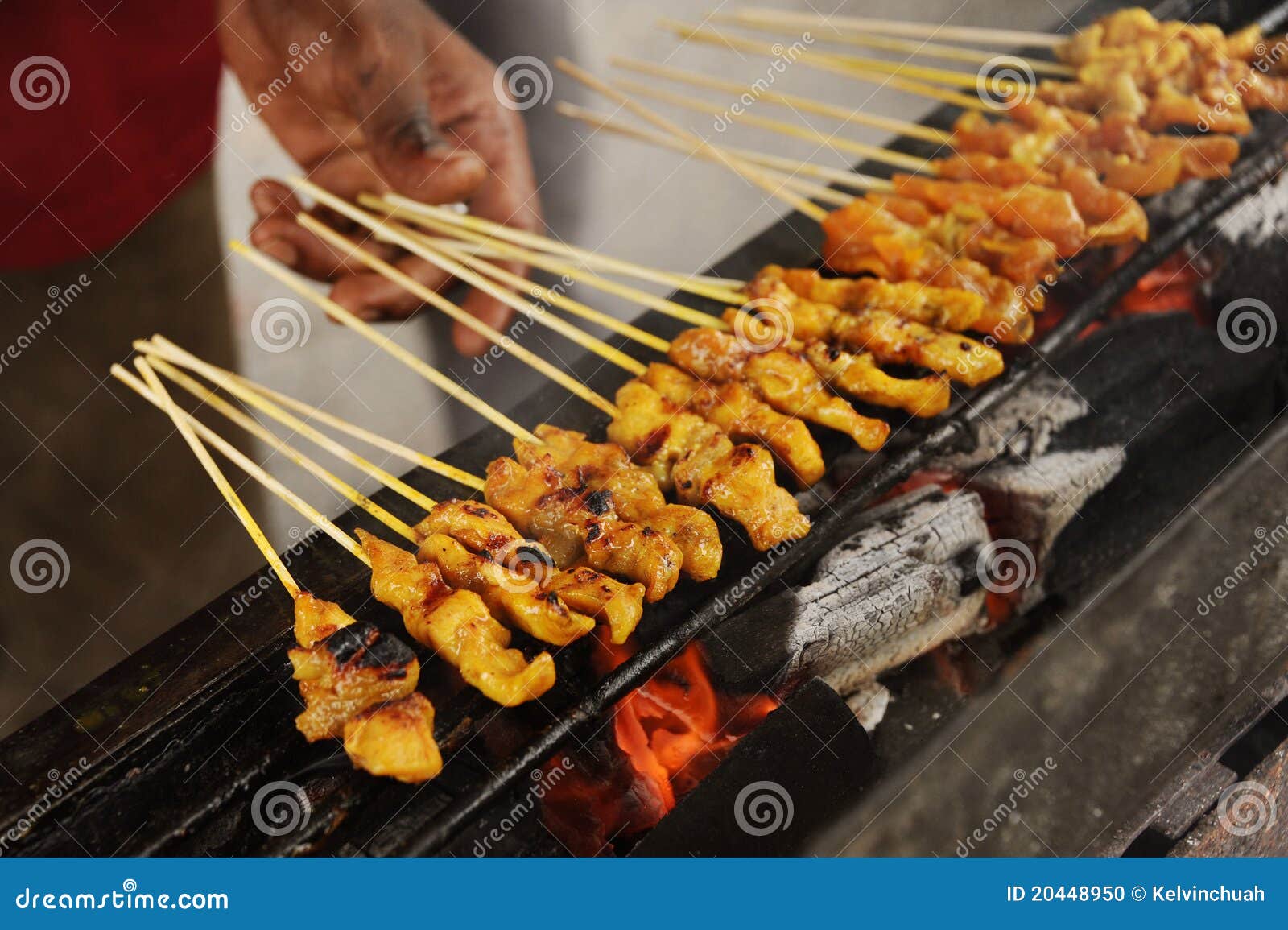 Malaysia Spicy Satay stock photo. Image of barbecue, barbeque - 20448950