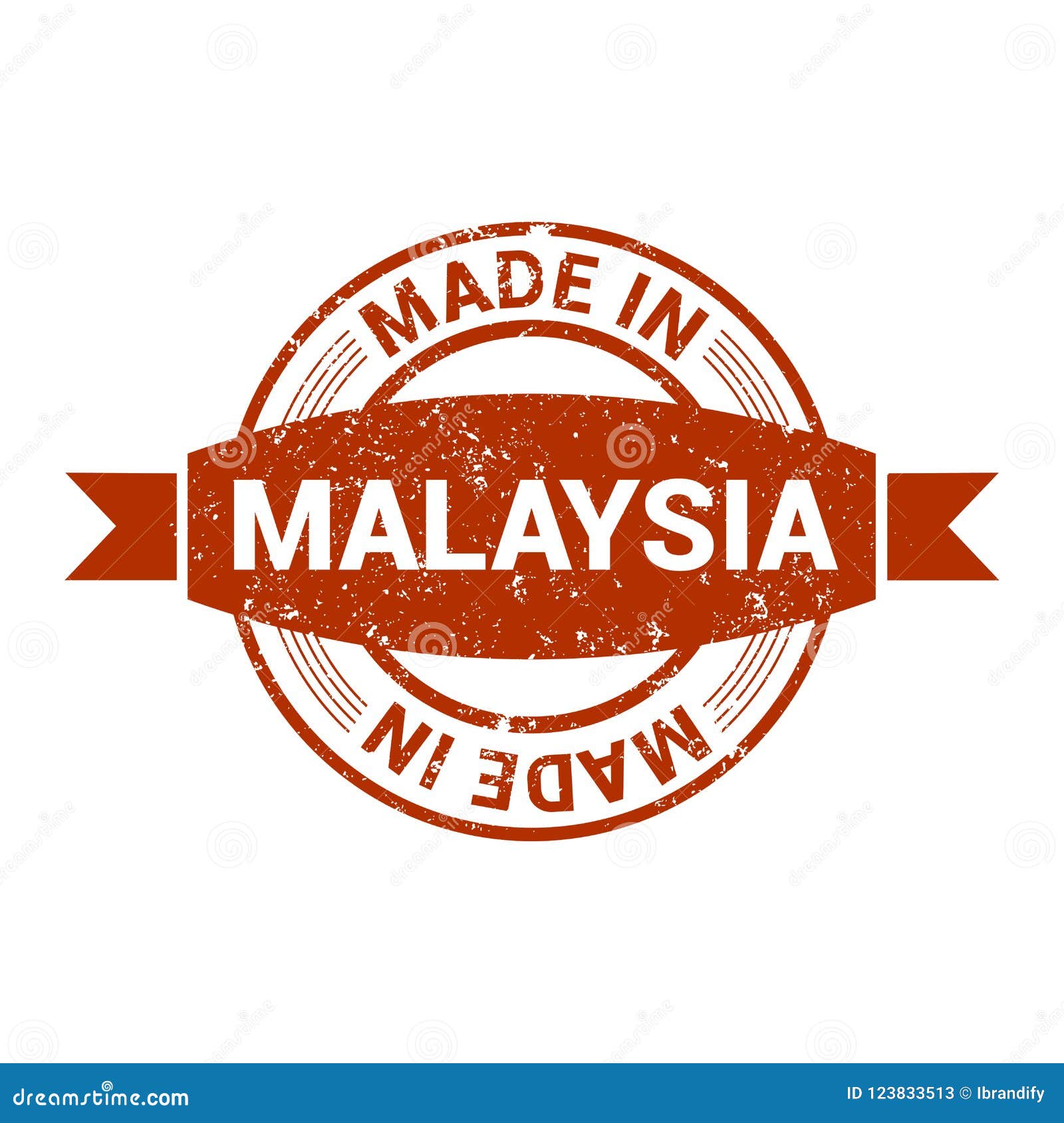 Malaysia Stamp Design Vector Stock Vector - Illustration of flag ...