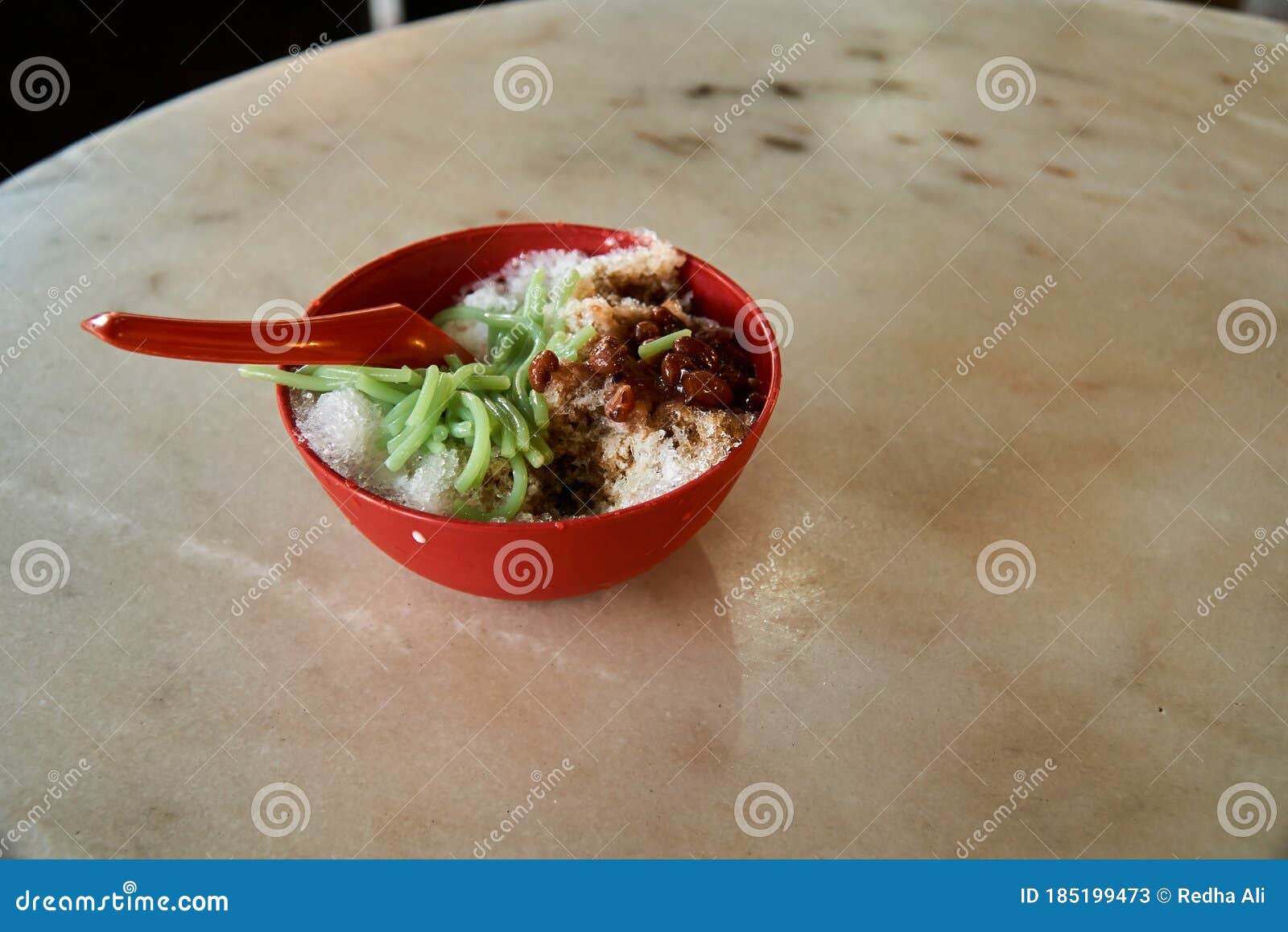 Malaysia Tradition Dessert Called Cendol on the Table Stock Image ...