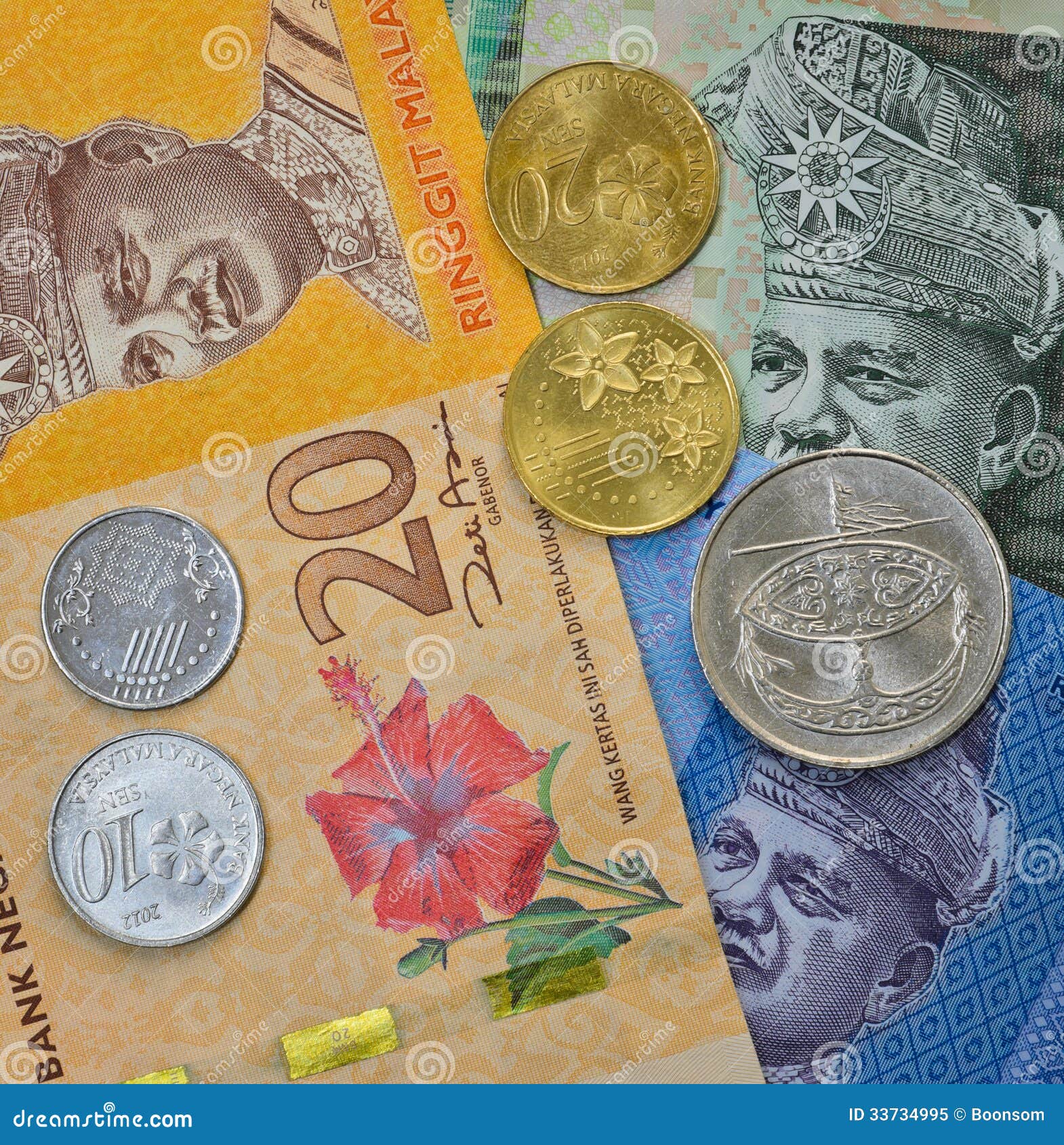 Malaysian currency stock image. Image of asian, exchange - 33734995