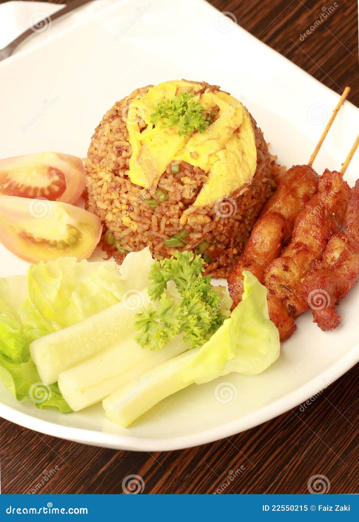 Malaysian Fried Rice stock image. Image of fried, food - 22550215
