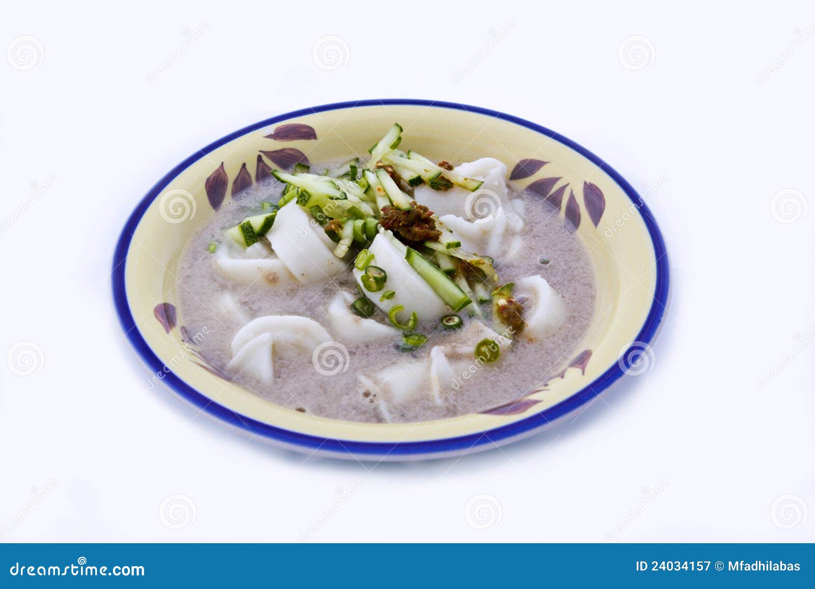 Malaysian Laksam stock image. Image of noodle, coconut - 24034157