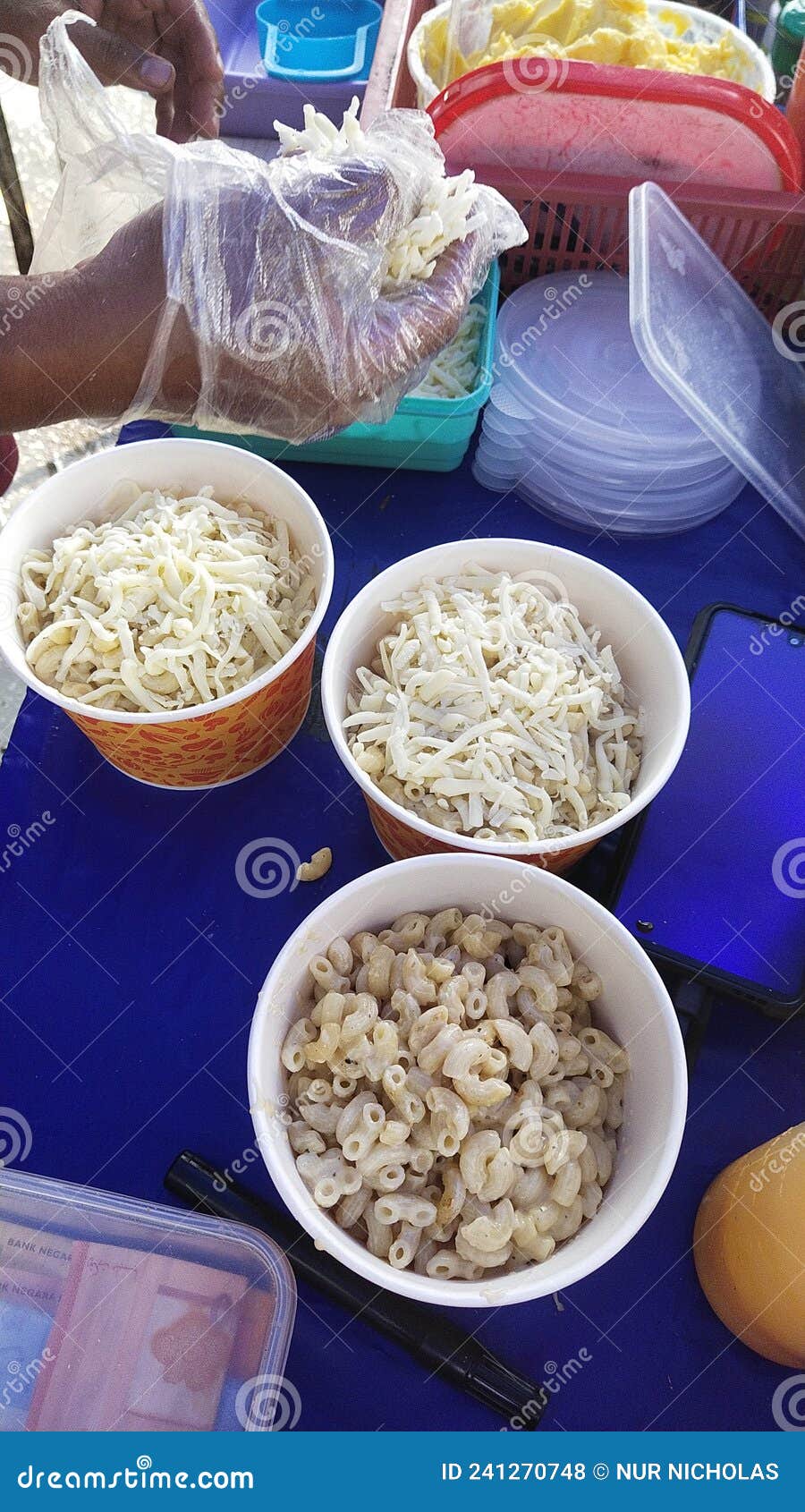 Malaysian Muslims Cheese Pepproni Stock Photo - Image of salad, food ...