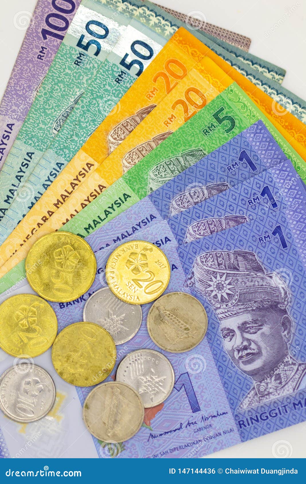 Malaysian Ringgit Banknotes Background Stock Photo - Image of market ...