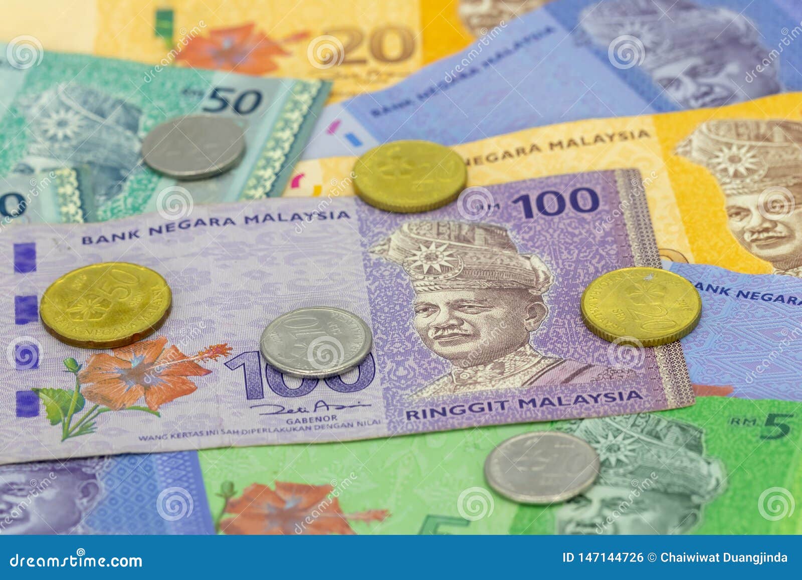 Malaysian Ringgit Banknotes Background Stock Photo - Image of note ...