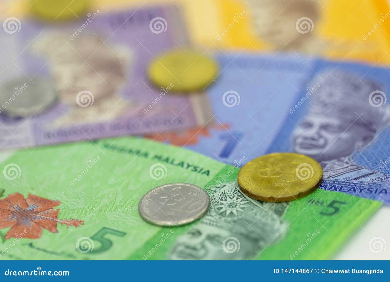 Malaysian Ringgit Banknotes Background Stock Image - Image of economy ...