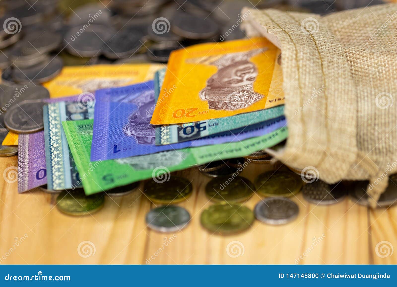 Malaysian Ringgit Banknotes Background Stock Photo - Image of isolated ...