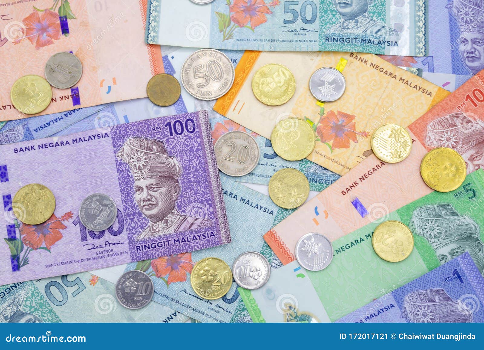 Malaysian Ringgit Banknotes Background Stock Image - Image of loan ...