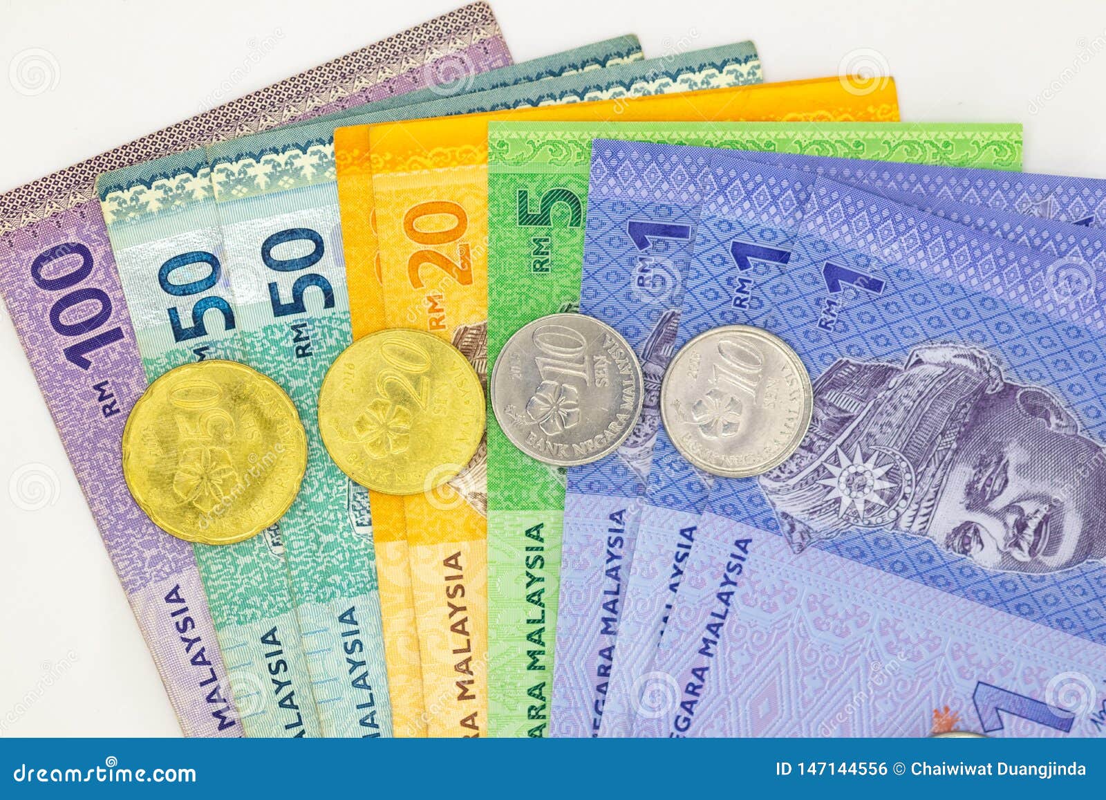 Malaysian Ringgit Banknotes Background Stock Photo - Image of isolated ...