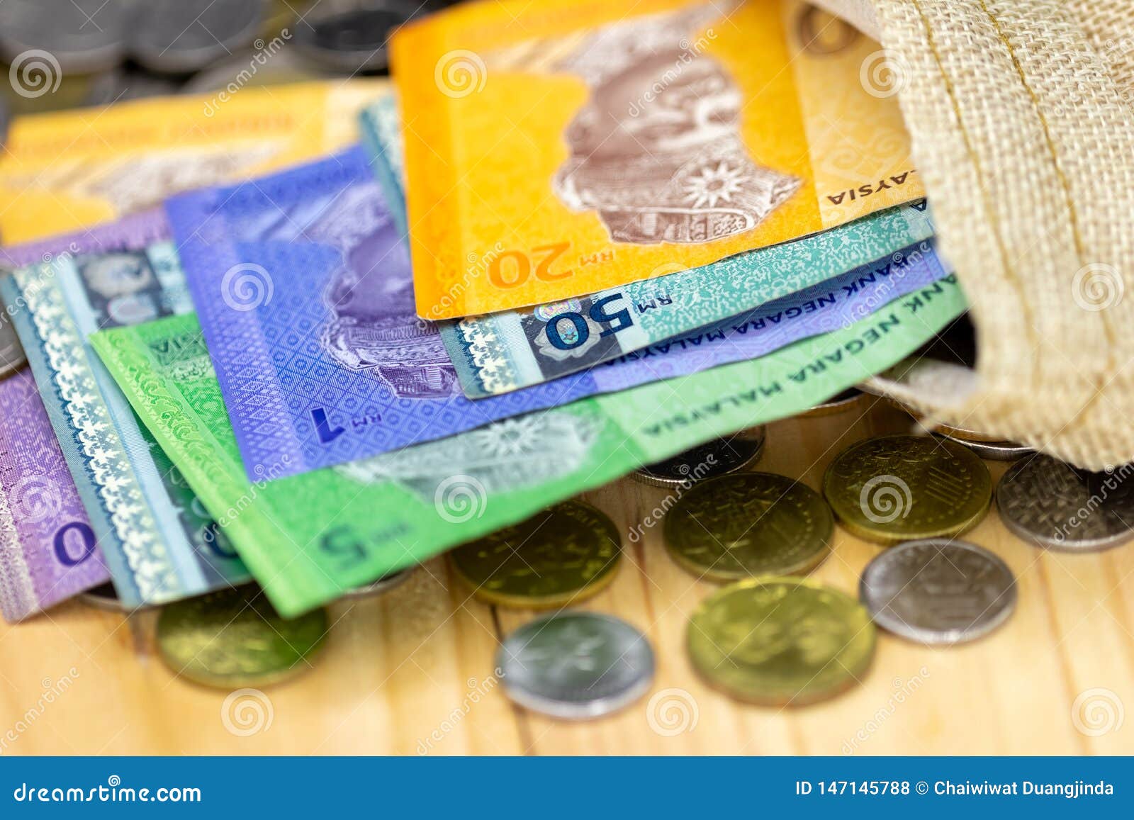 Malaysian Ringgit Banknotes Background Stock Photo - Image of loan ...