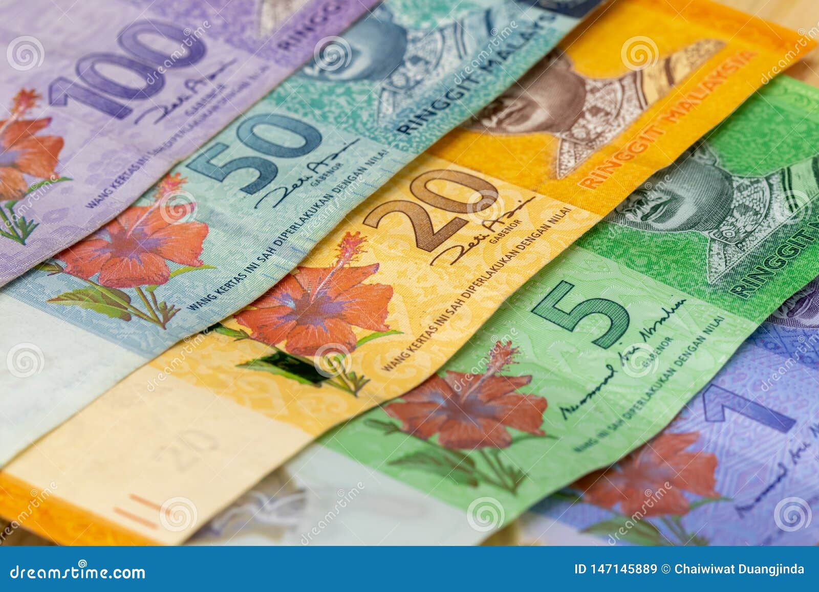 Malaysian Ringgit Banknotes Background Stock Image - Image of concept ...
