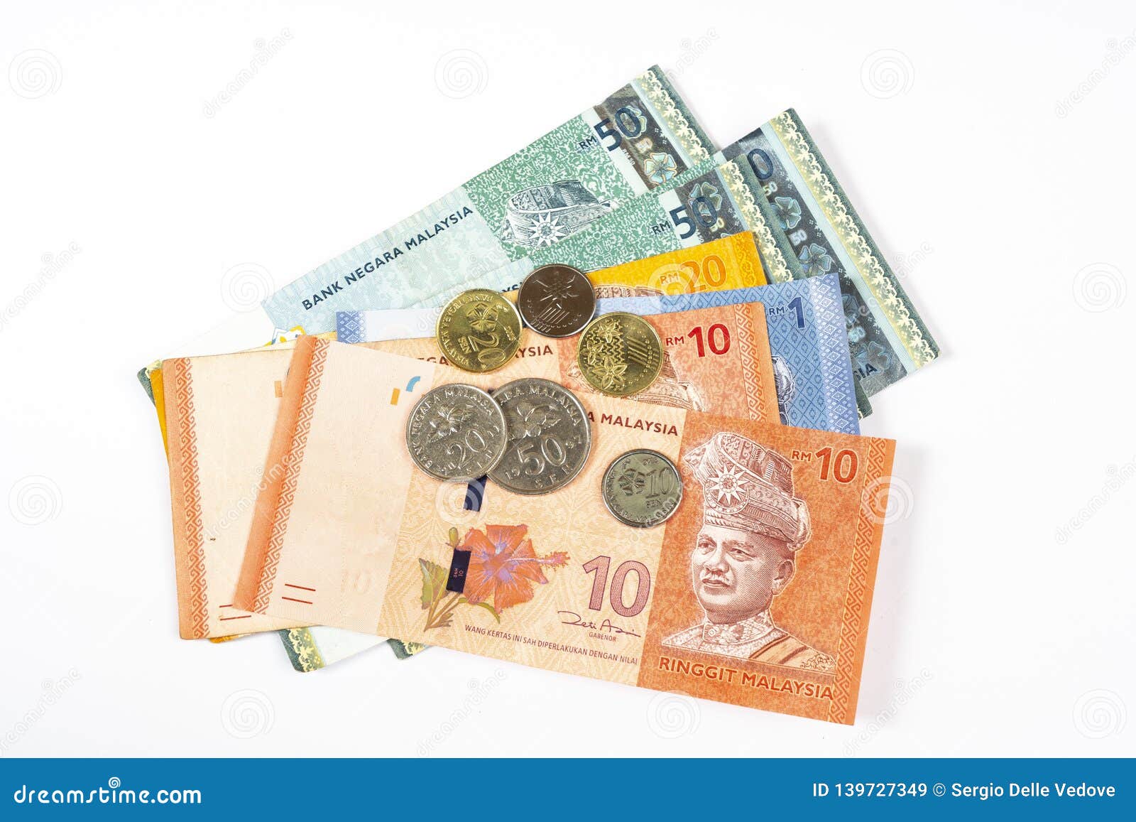 Malaysian Ringgit Banknotes and Coins Stock Image - Image of asia ...