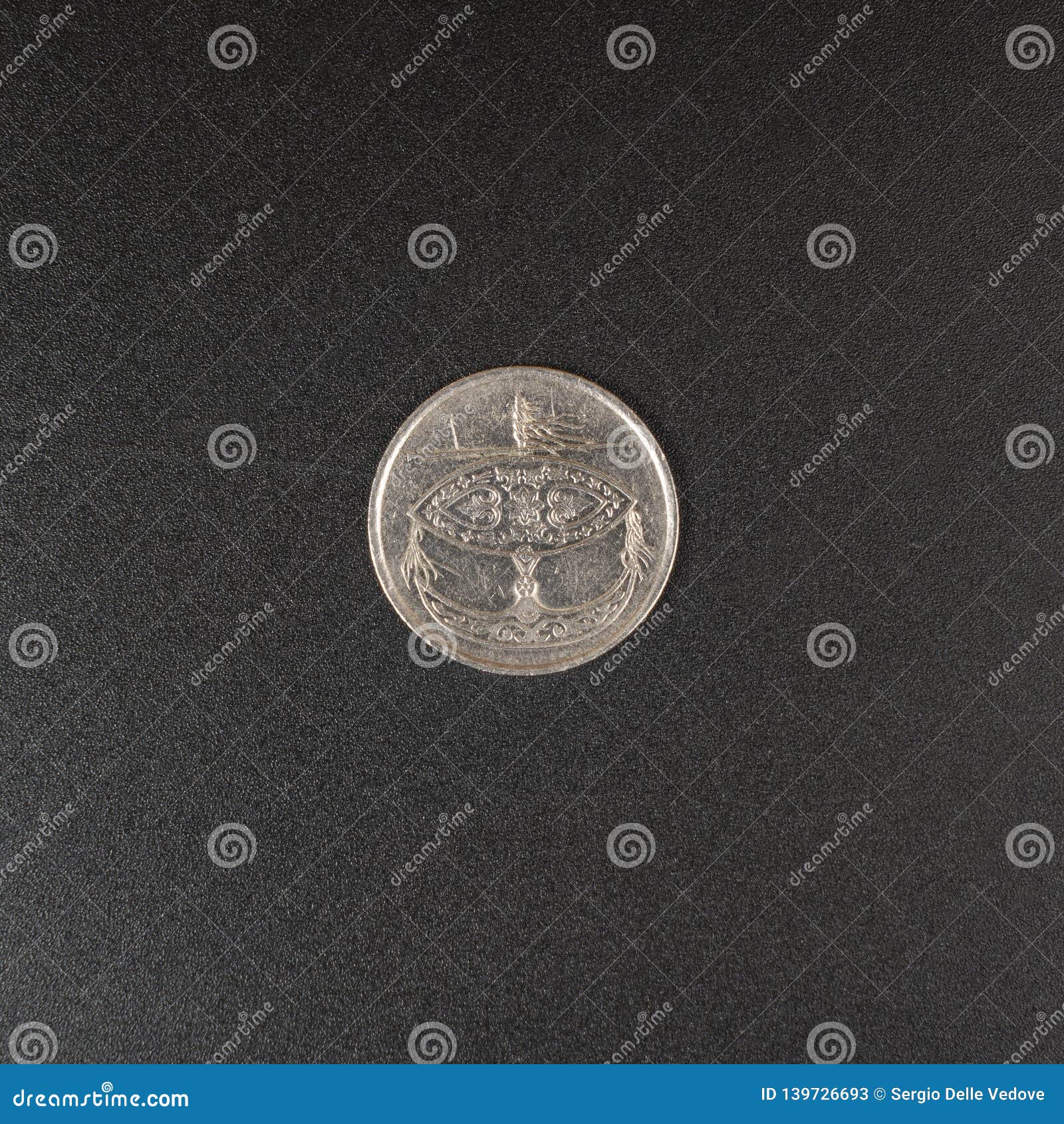 A Malaysian Ringgit coin stock image. Image of circle - 139726693
