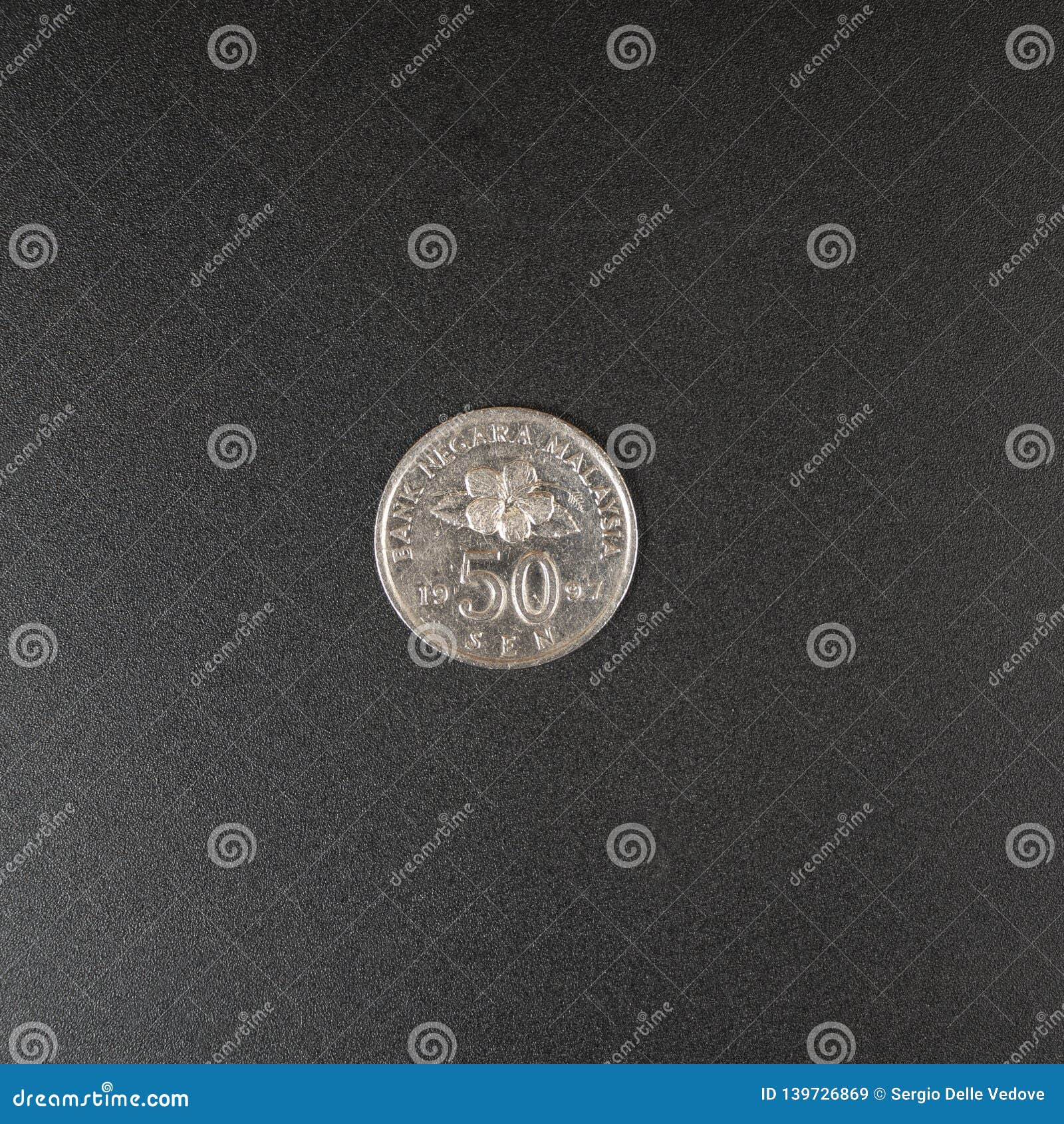 A Malaysian Ringgit coin stock image. Image of metal - 139726869