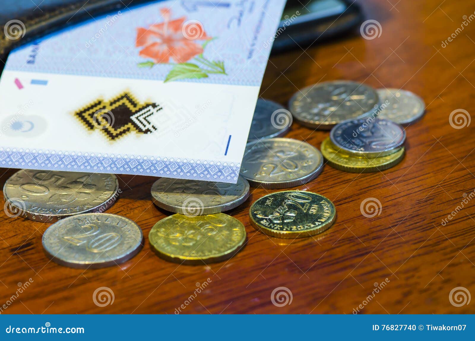 Malaysian Ringgit Coins and Notes Stock Photo - Image of invest ...