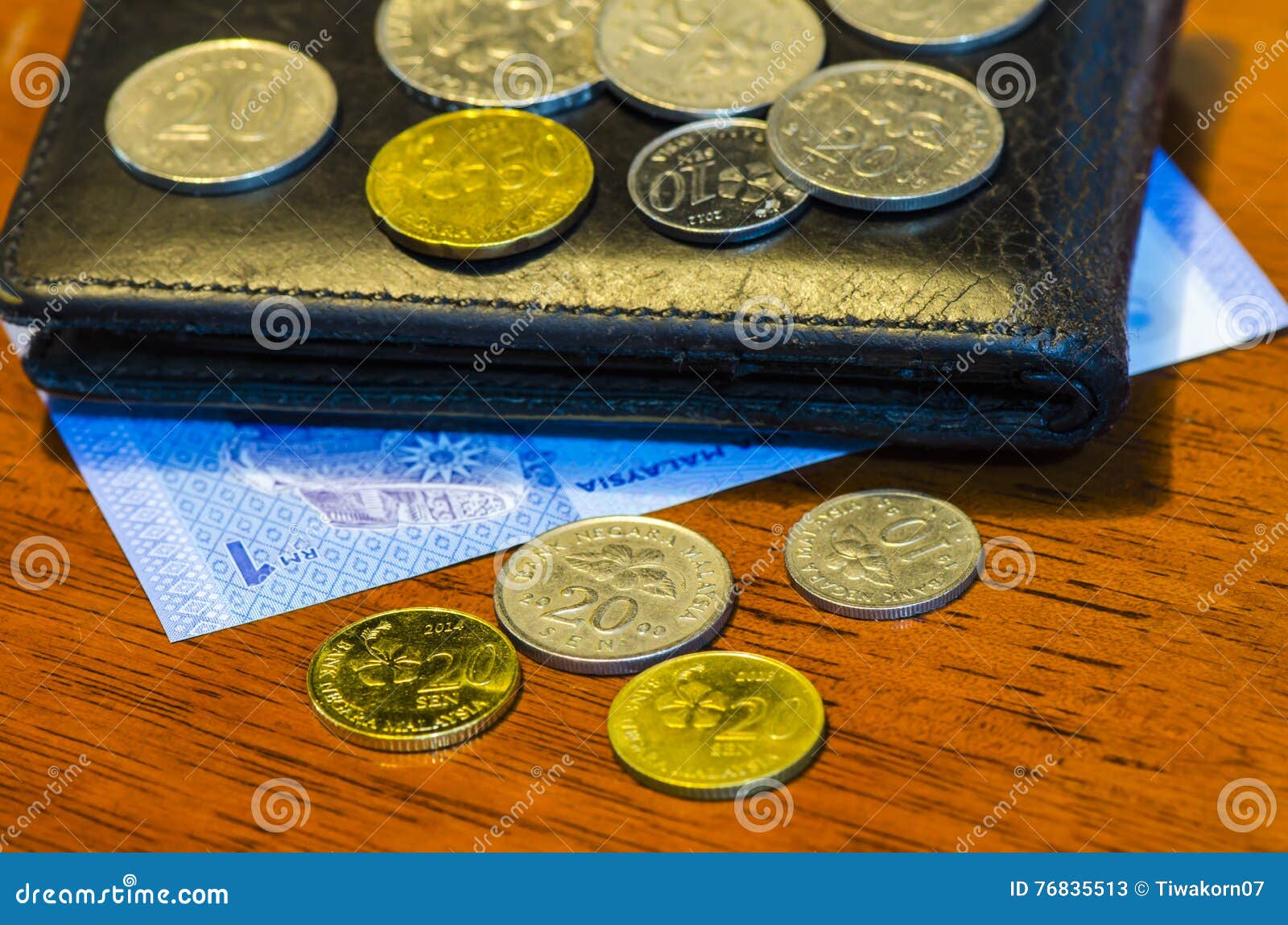 Malaysian Ringgit Coins and Notes Stock Image - Image of money, coins ...