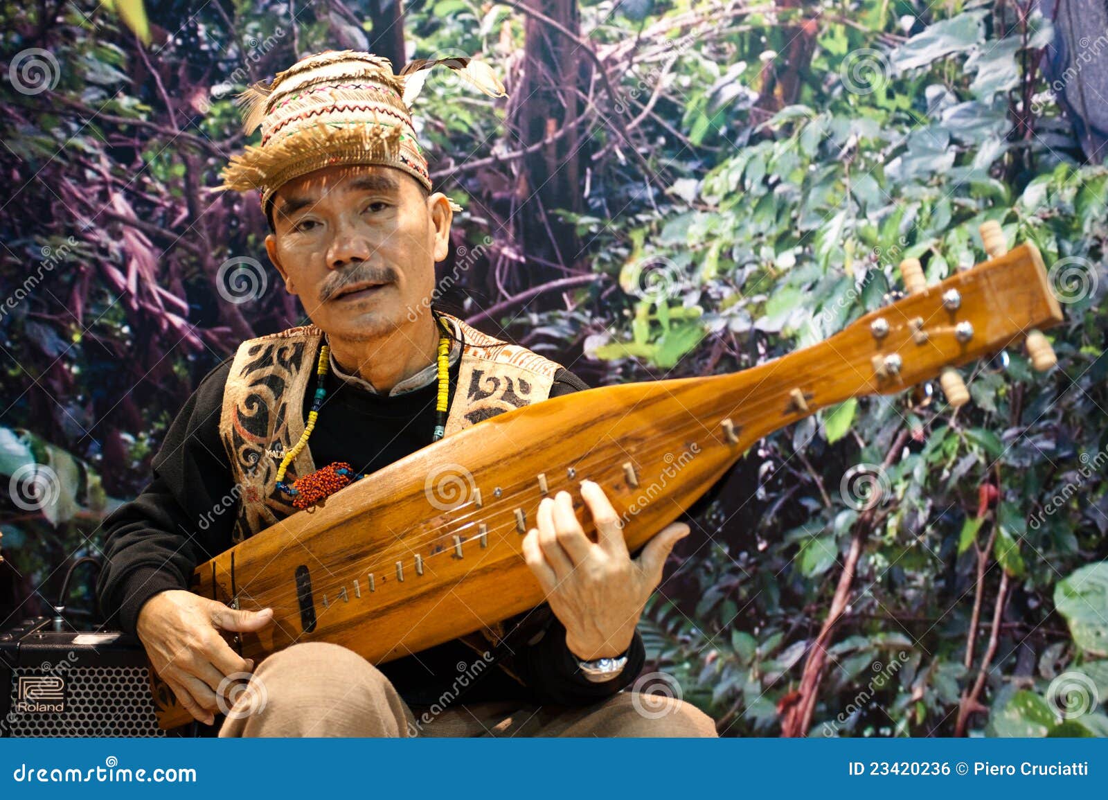 Malaysian Sape Player at BIT 2012 Editorial Photo - Image of music ...