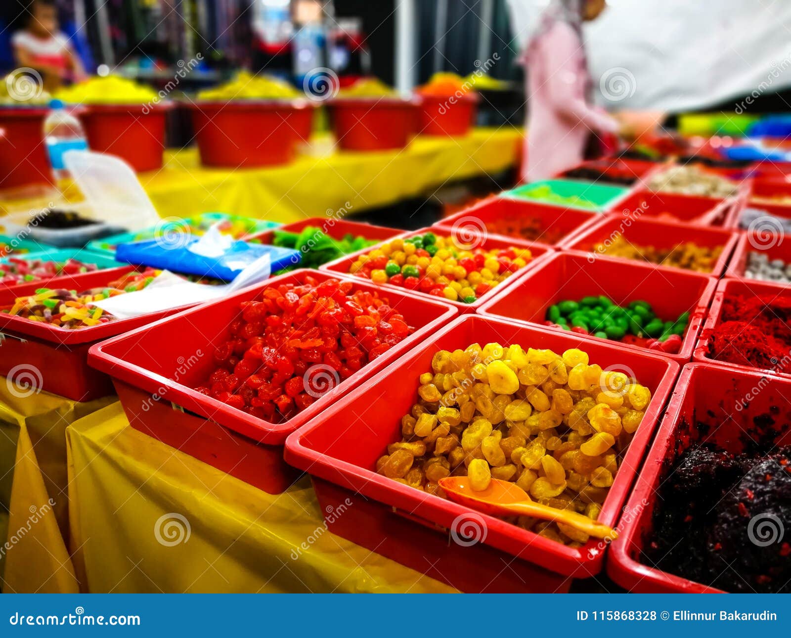 Malaysian Tidbits Sold at a Market Editorial Stock Photo - Image of ...
