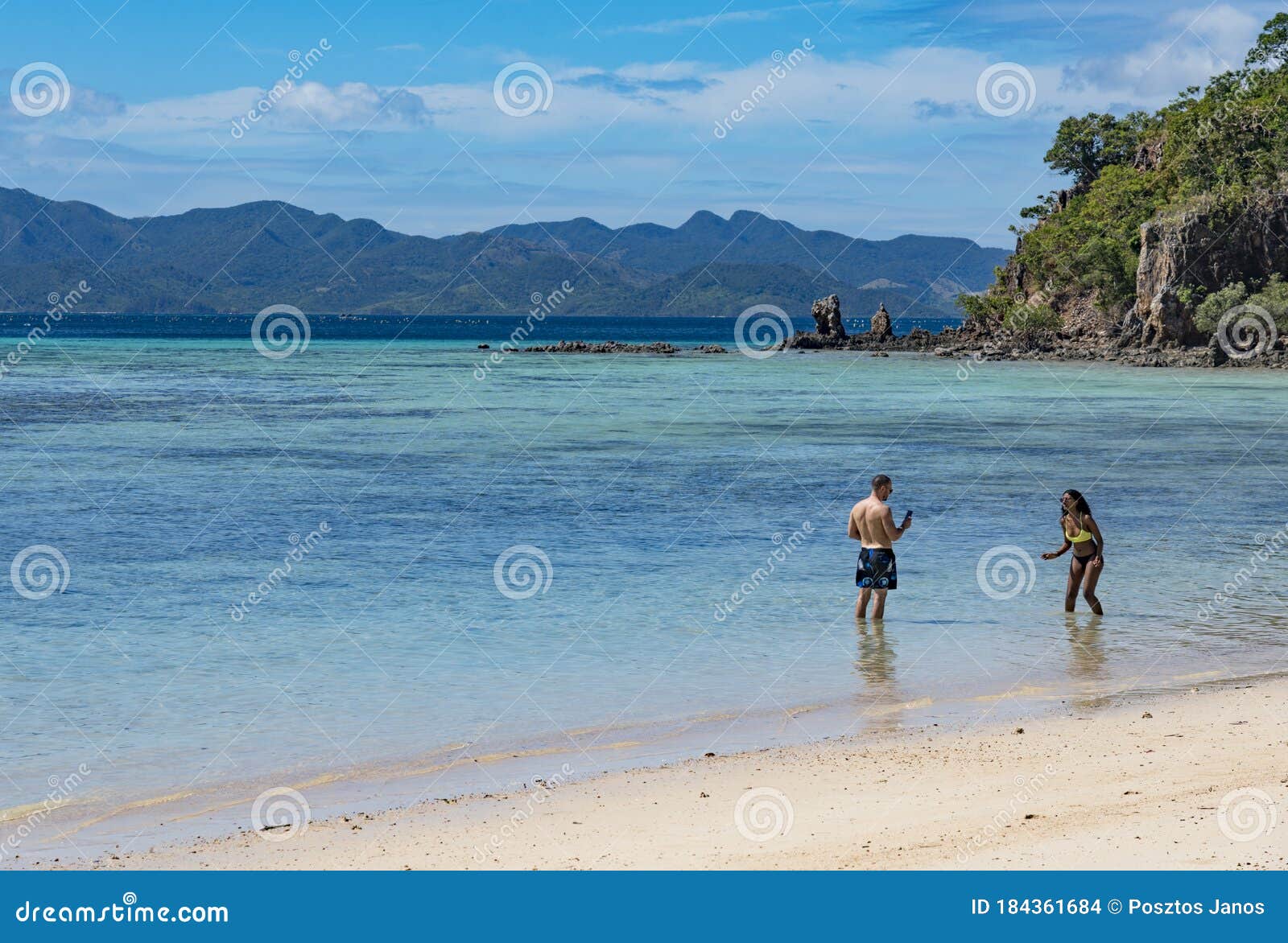 Malcapuya Island in Coron editorial stock image. Image of beautiful ...