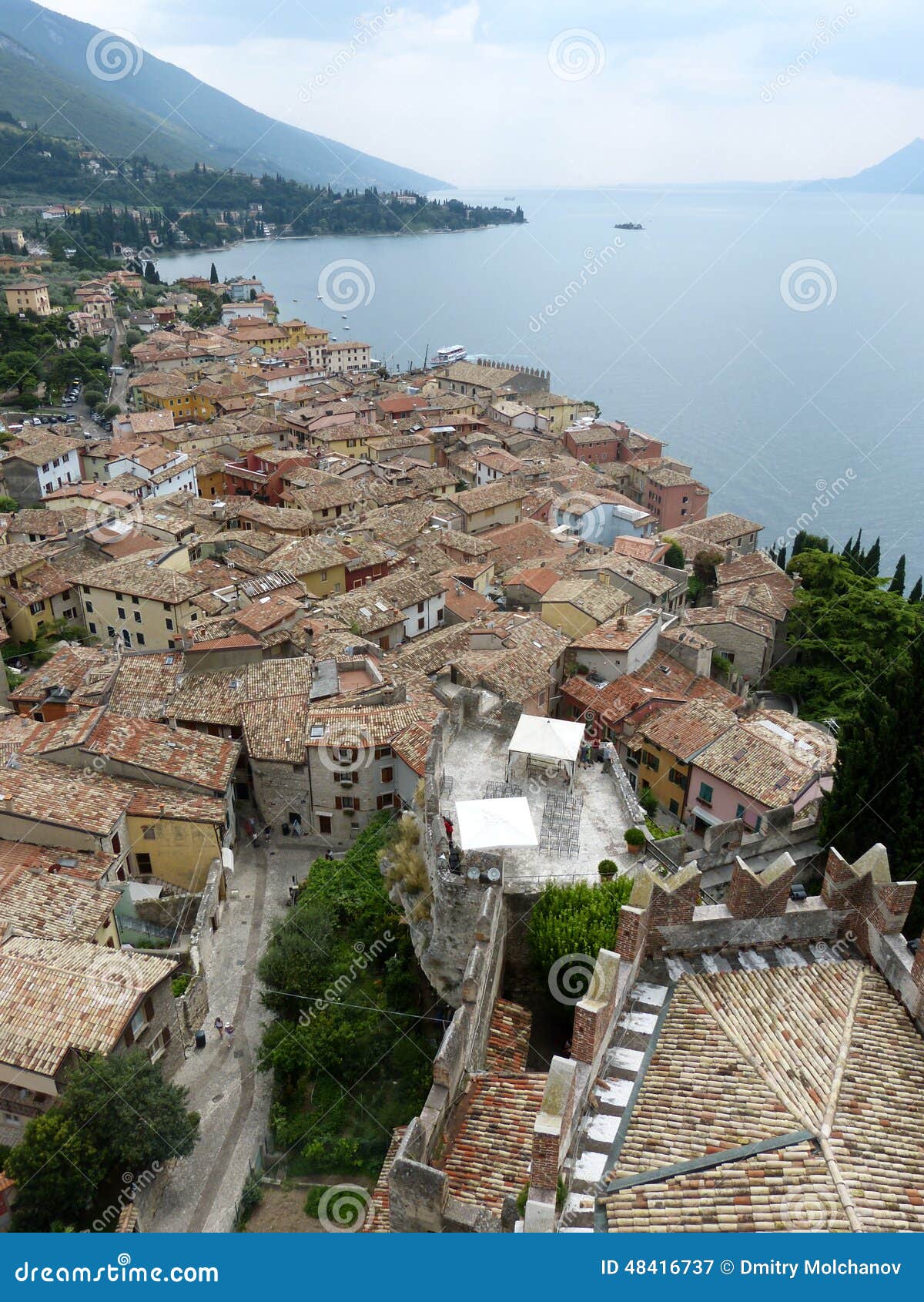 Malcesine 2 redaktionell arkivbild. Bild av stad, europa - 48416737