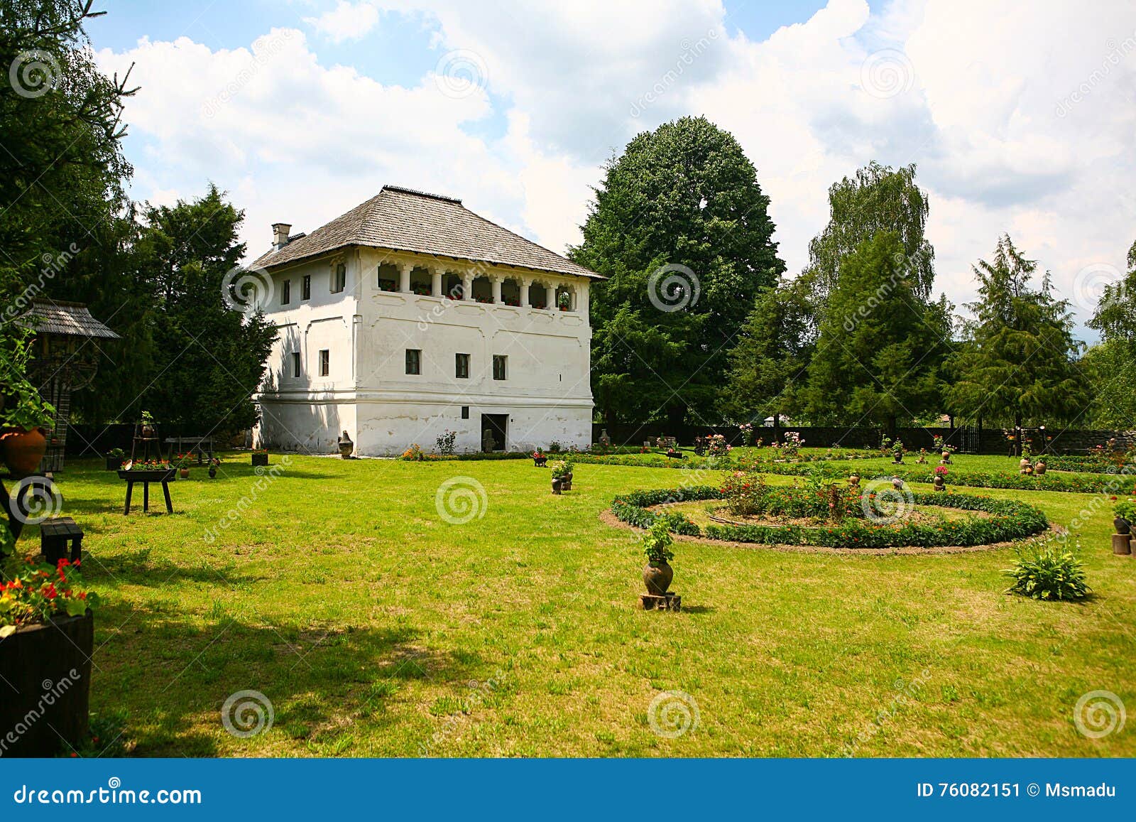 Maldarescu Fortified Manor stock image. Image of traditional - 76082151