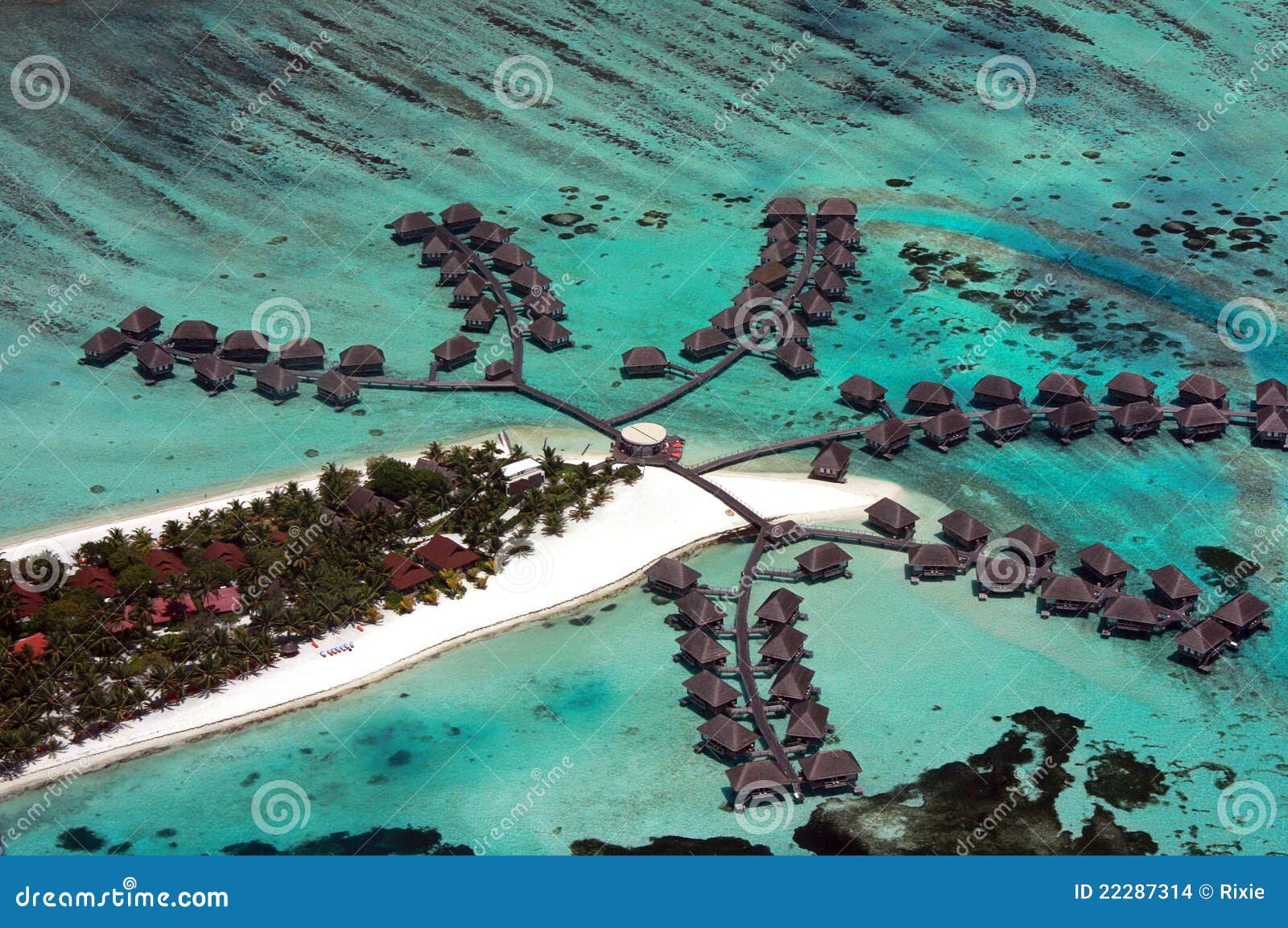 Maldives aerial stock photo. Image of remote, green, landscape - 22287314