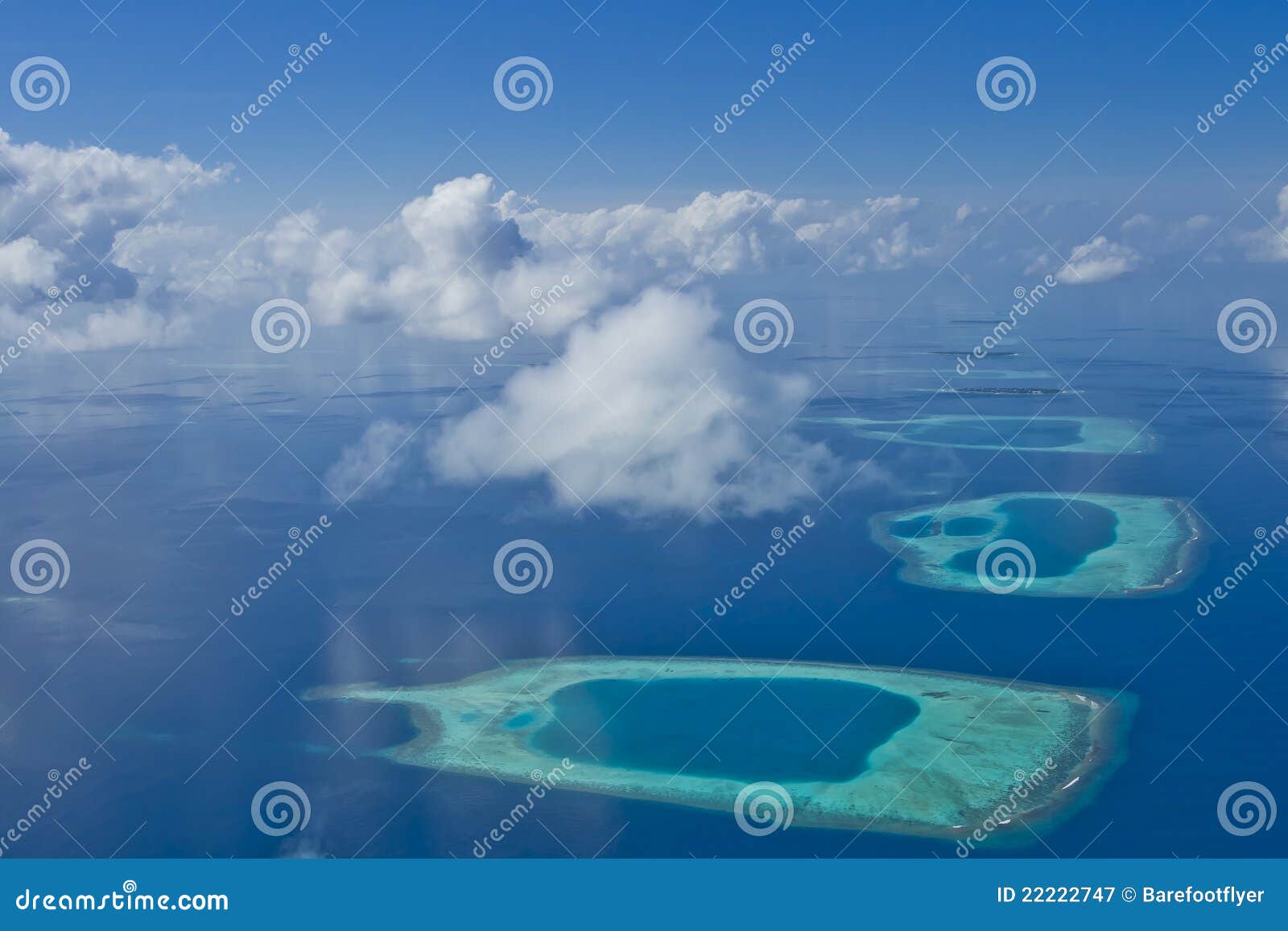 Maldives Atolls stock image. Image of indian, green, color - 22222747