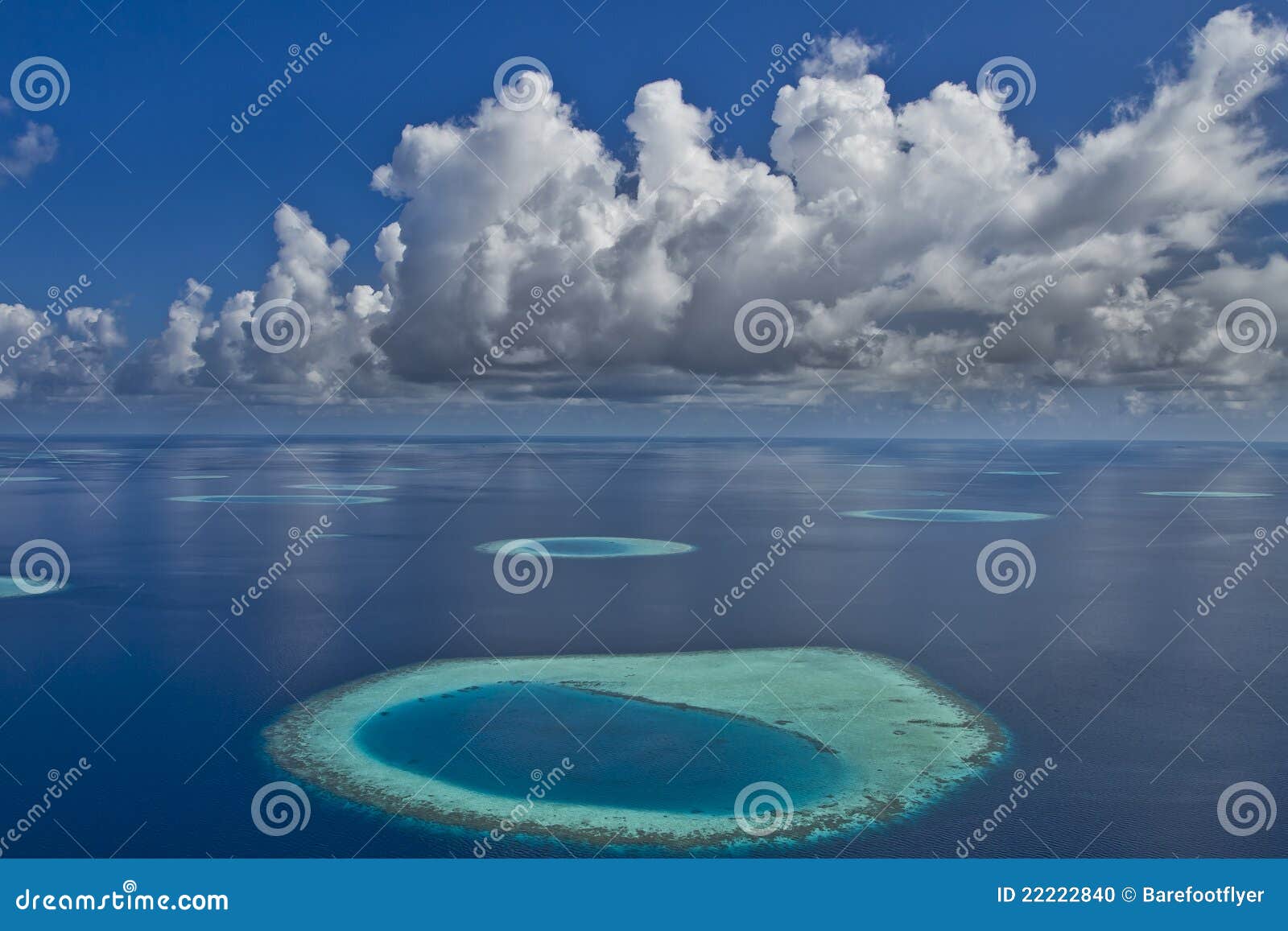 Maldives Atolls stock photo. Image of island, maldives - 22222840