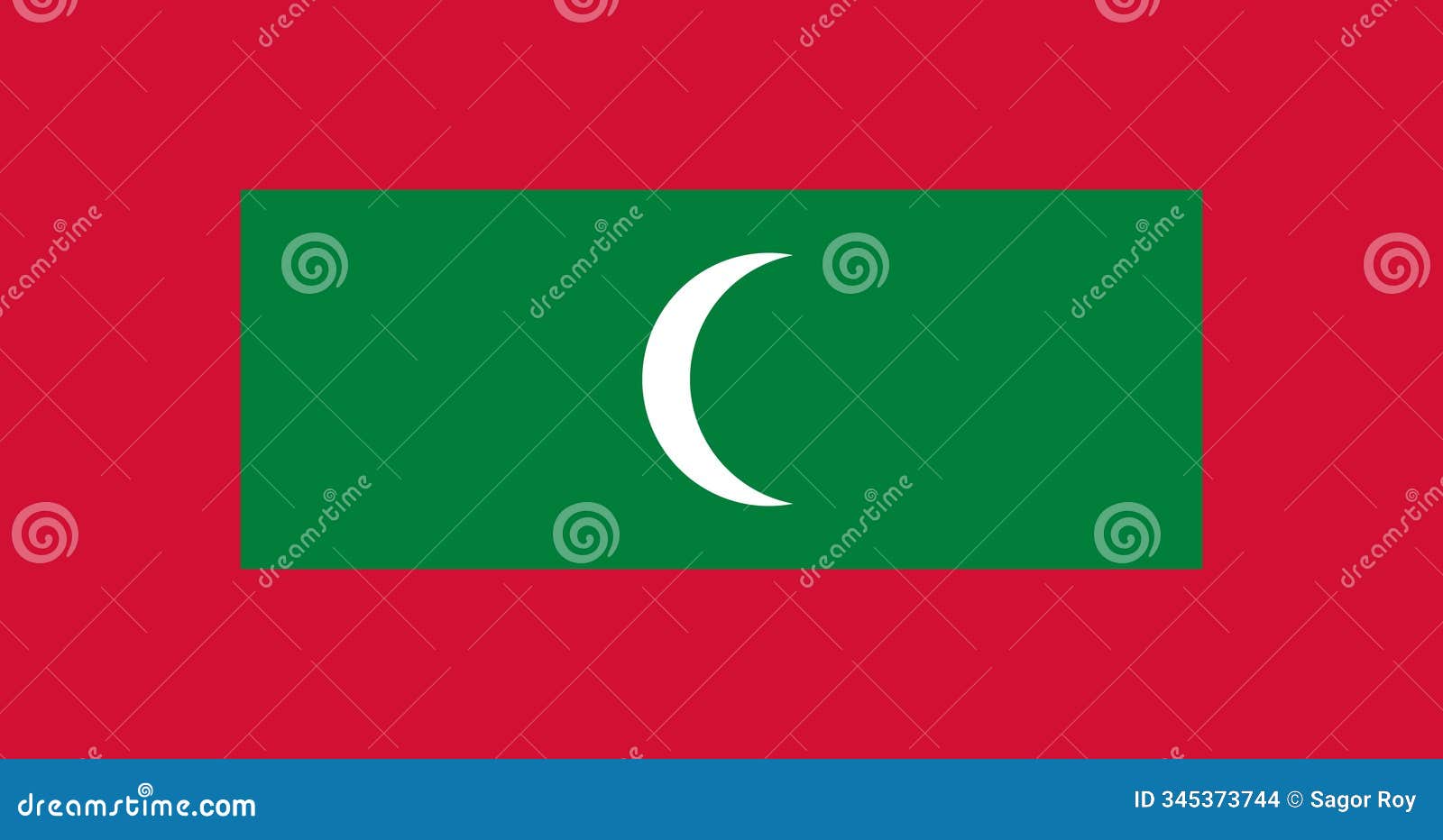 Maldives Flag Illustration Premium Quality High Resolution 300DPI Stock ...