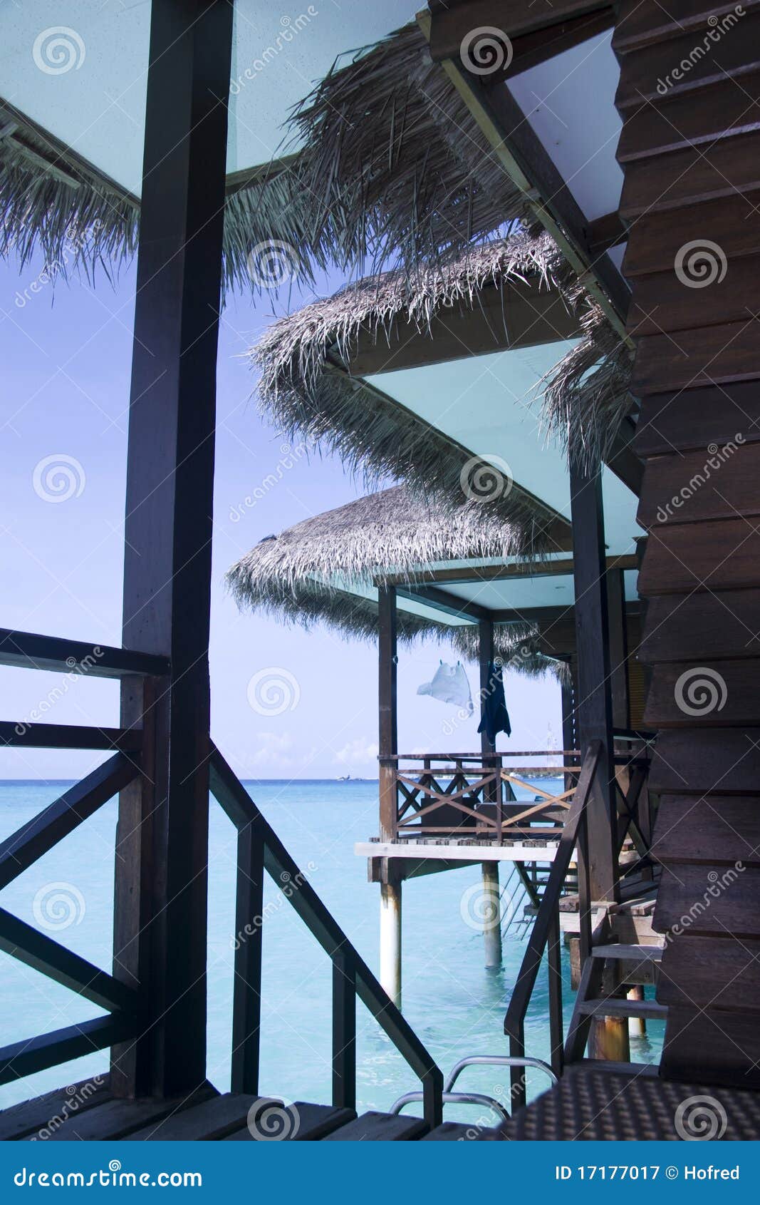 Maldives Holiday Villa Balcony Stock Image - Image of relax, beautiful ...