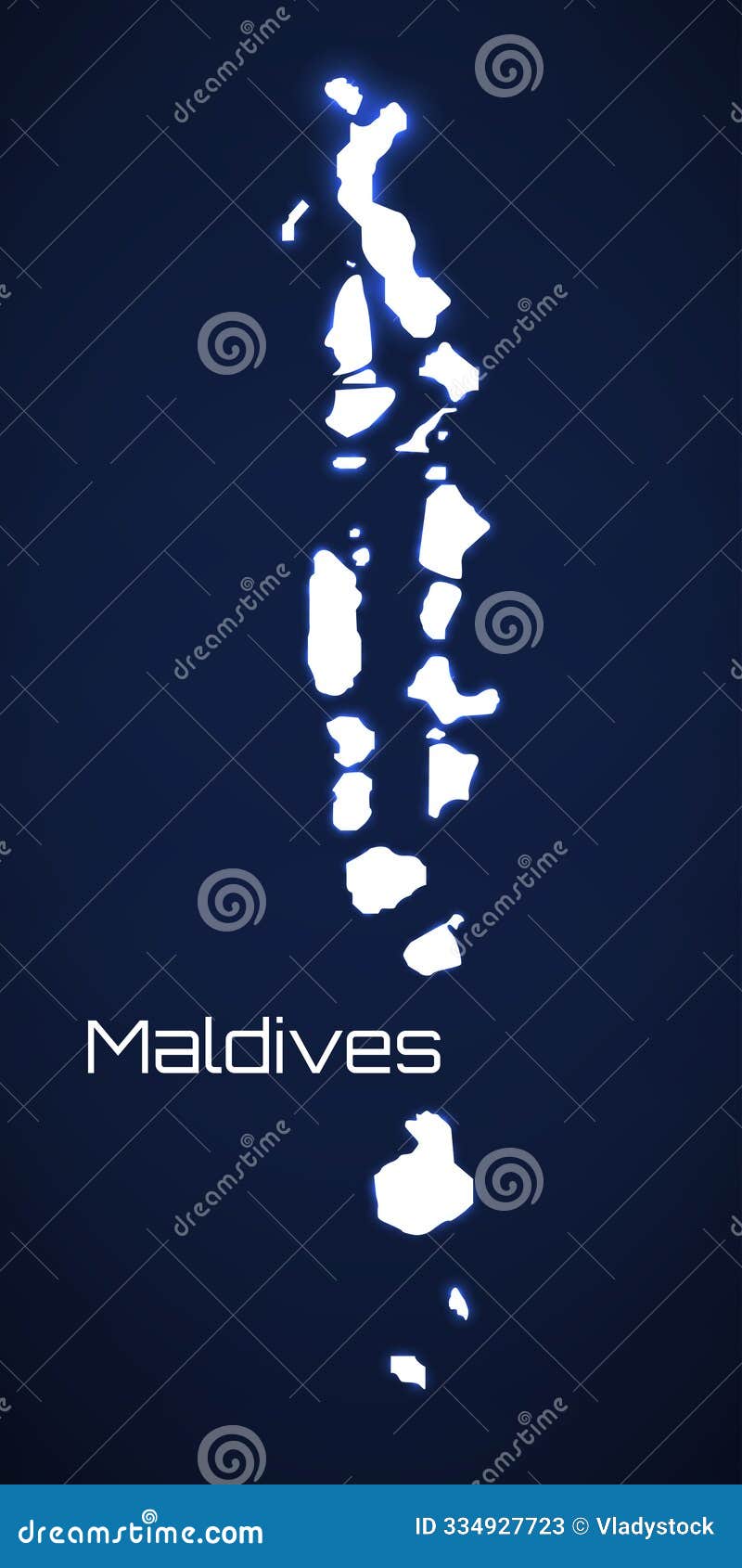 Maldives Map. Maldives Map Cartoon Vector | CartoonDealer.com #334927723