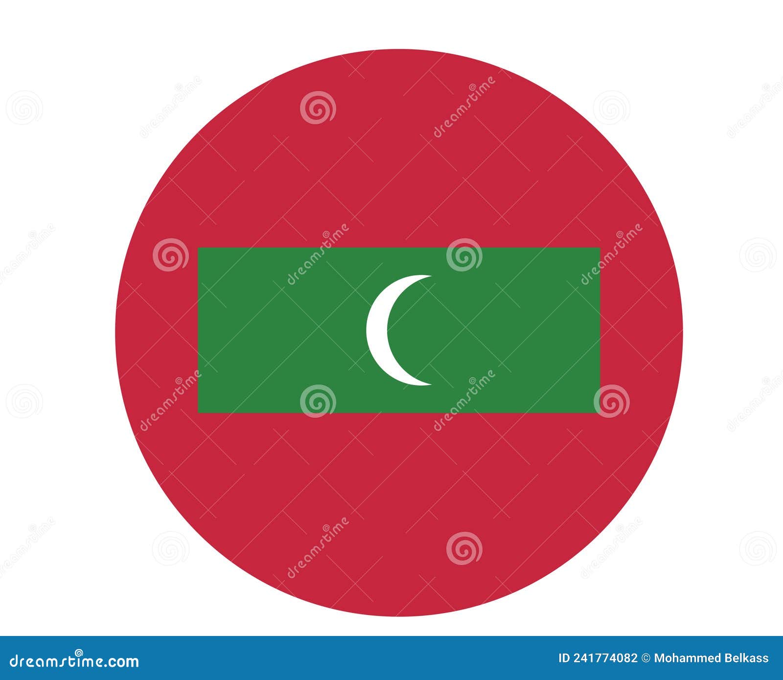 Maldives Flag National Asia Emblem Icon Vector Stock Vector ...