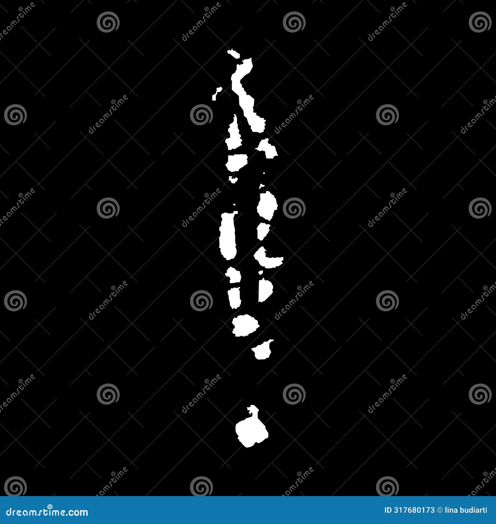 Maldives map icon stock vector. Illustration of land - 317680173