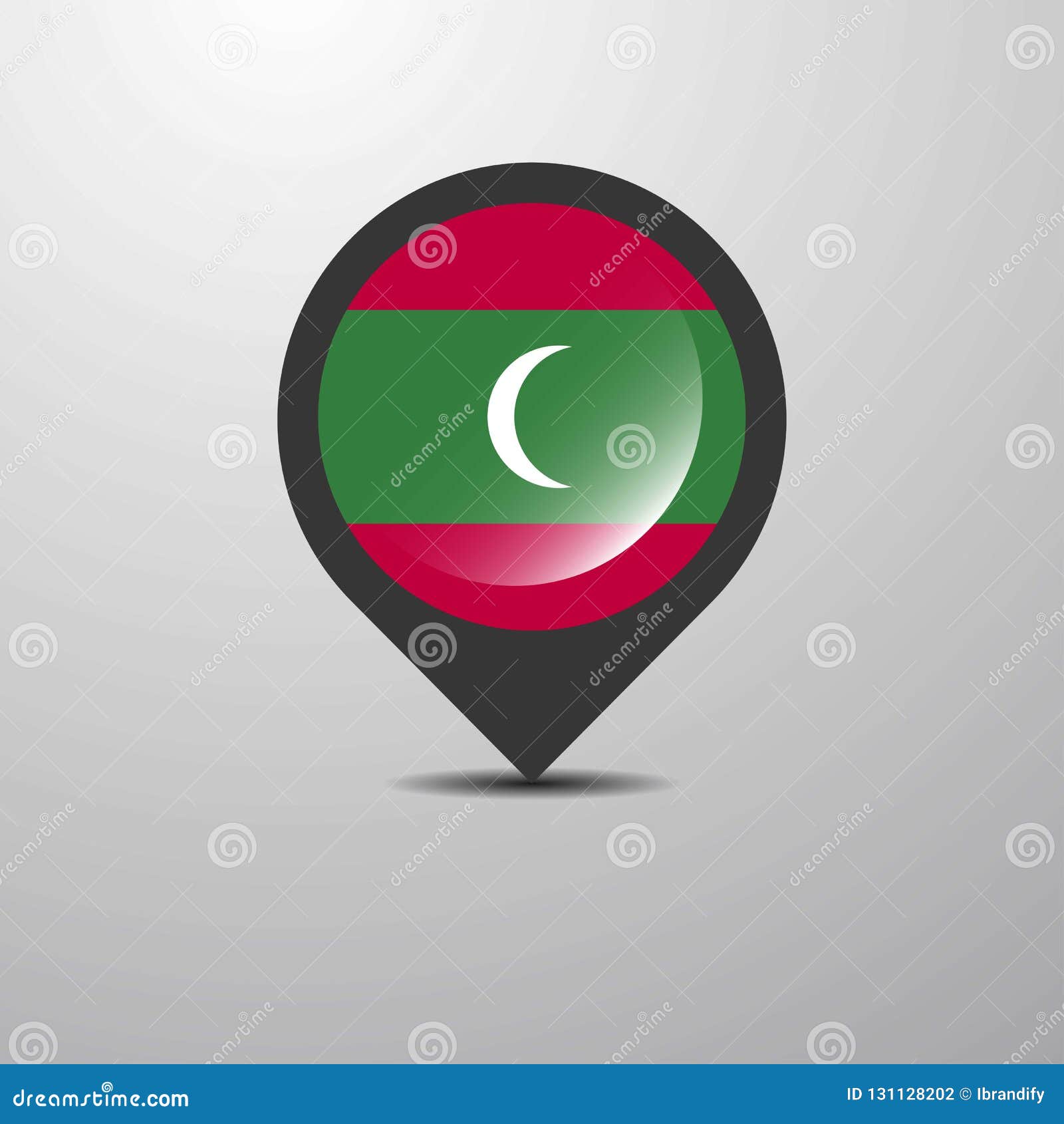 Maldives Map Pin stock vector. Illustration of graphic - 131128202