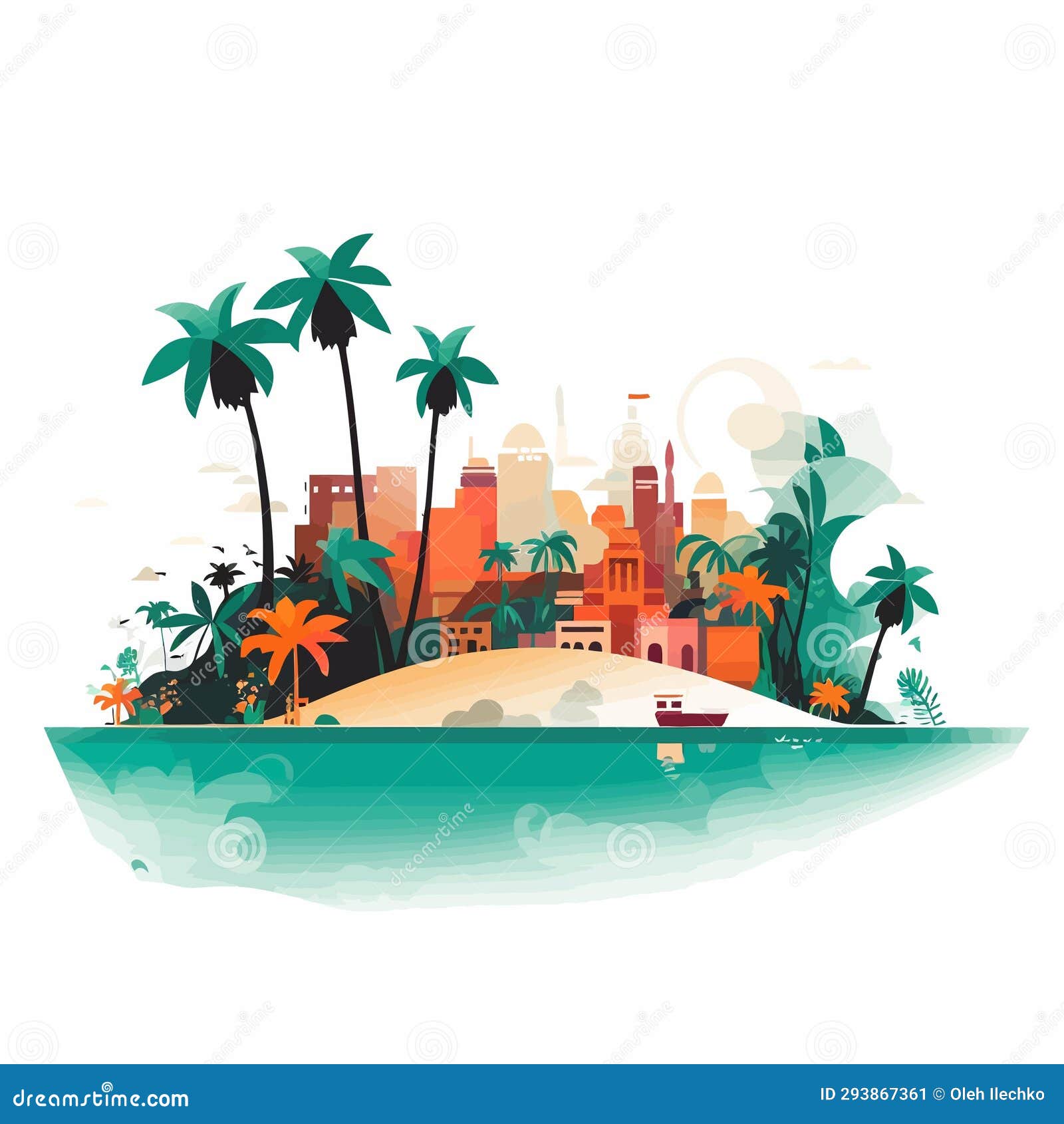 Maldives Vector Flat Minimalistic Isolated Illustration Stock Vector ...