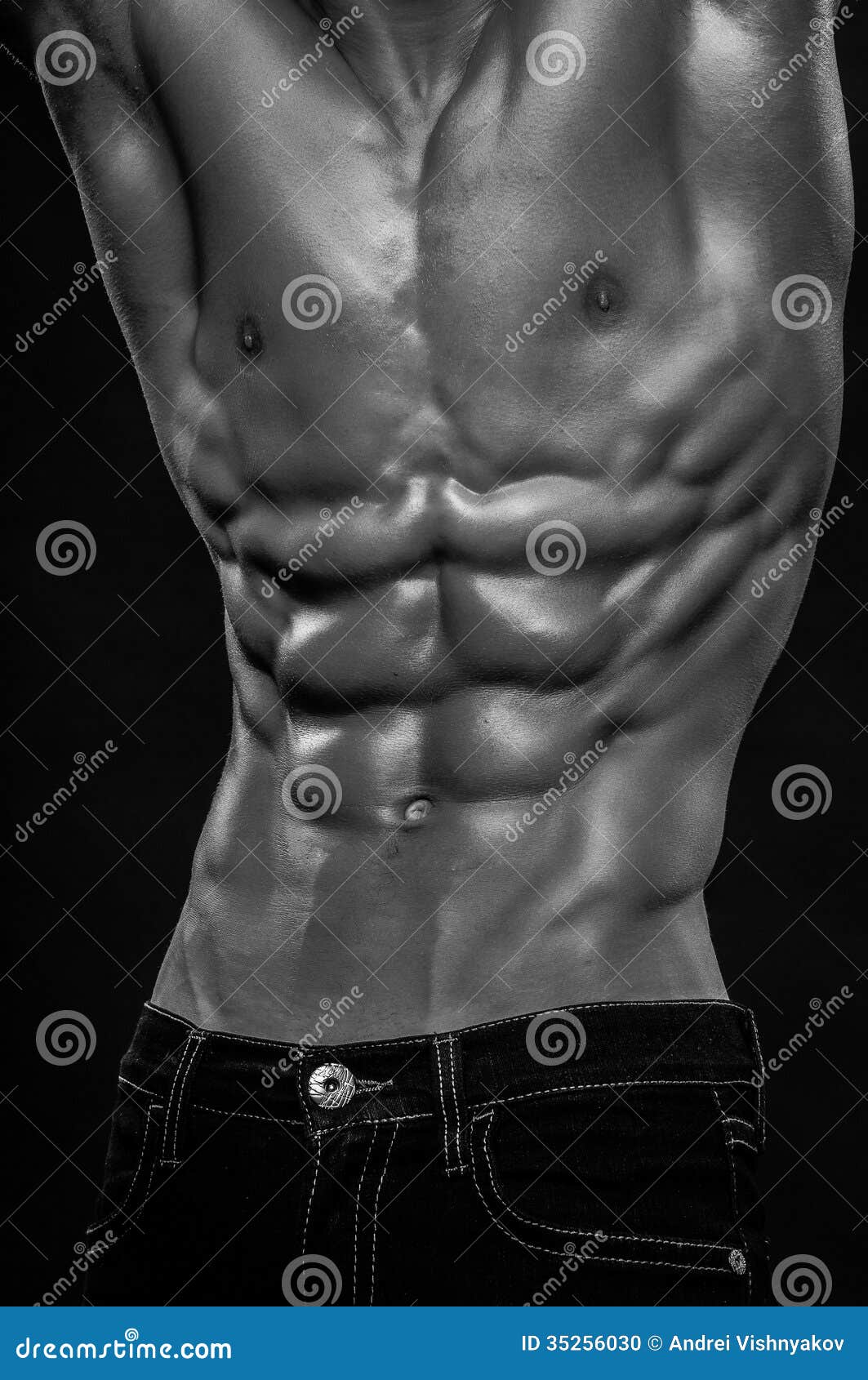 Male Abs Stock Photo - Image: 35256030