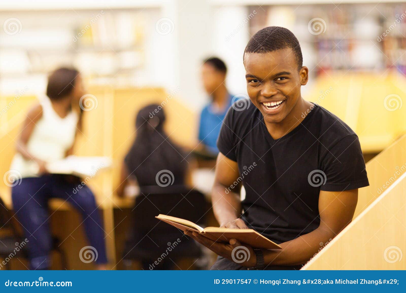 Male african student stock image. Image of casual, handsome - 29017547