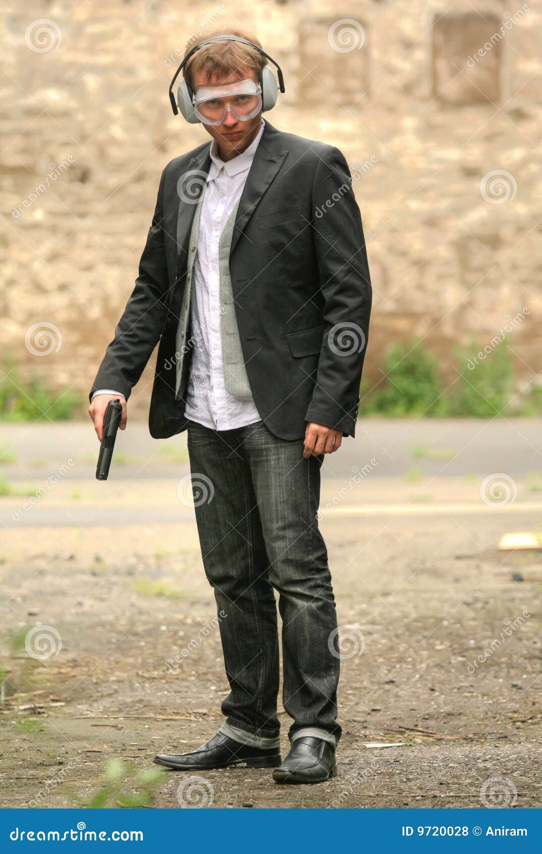 Male agent stock photo. Image of security, protective - 9720028