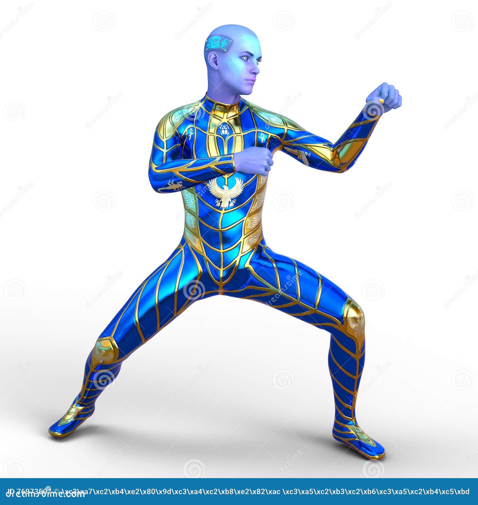 Male android stock illustration. Illustration of fight - 76973507
