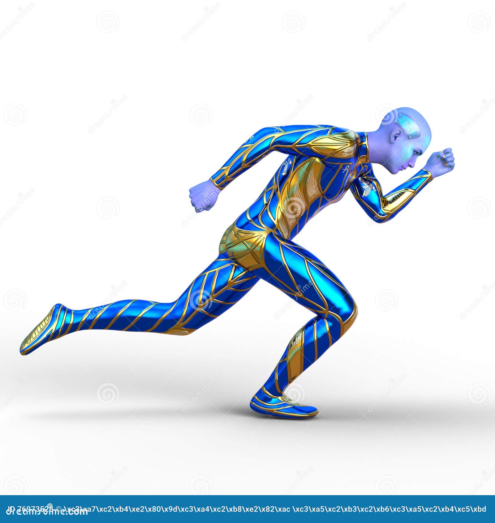 Male android stock illustration. Illustration of costume - 76973528