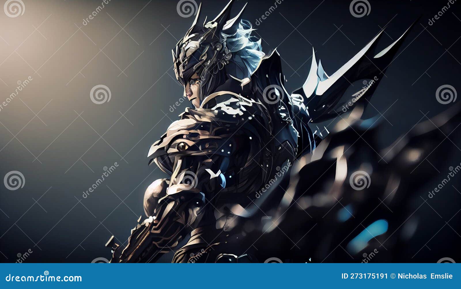 Male Anime Character Ai Generated Stock Illustration - Illustration of ...