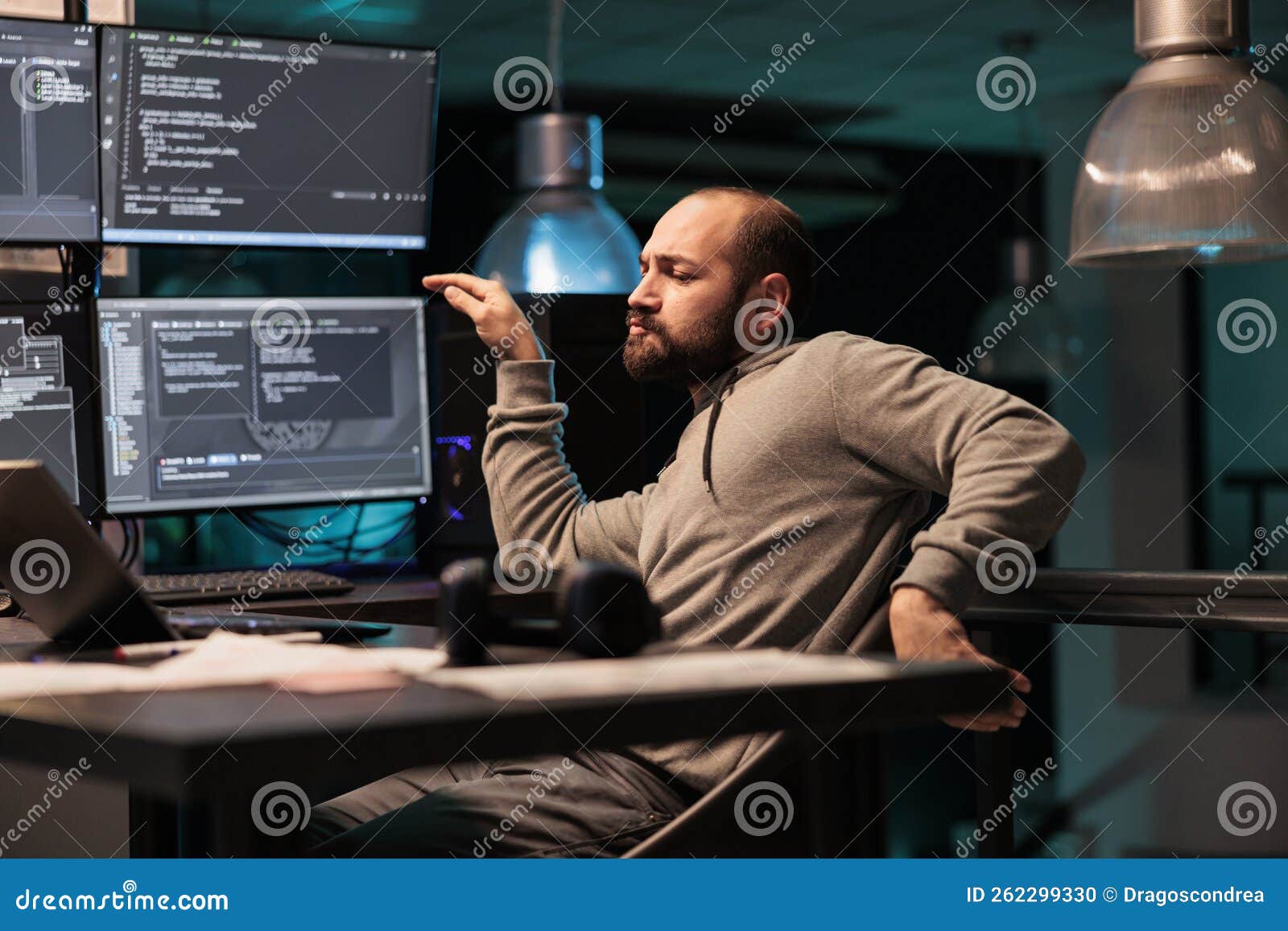 Male App Developer Feeling Happy and Dancing Stock Photo - Image of moves, software: 262299330