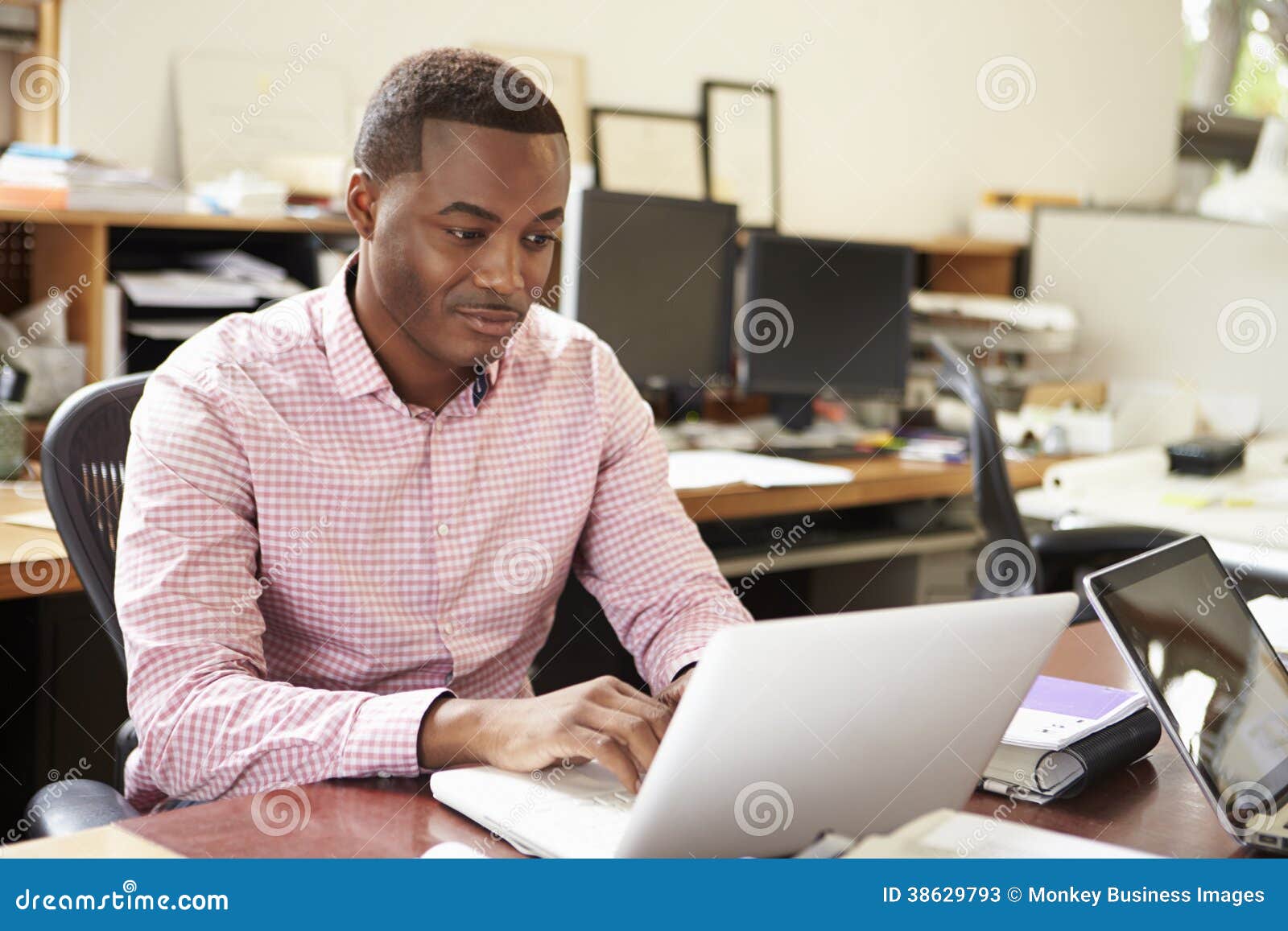 Male Architect Working at Desk on Laptop Stock Image - Image of ... Male Architect Working at Desk on Laptop Stock Image - Image of ...