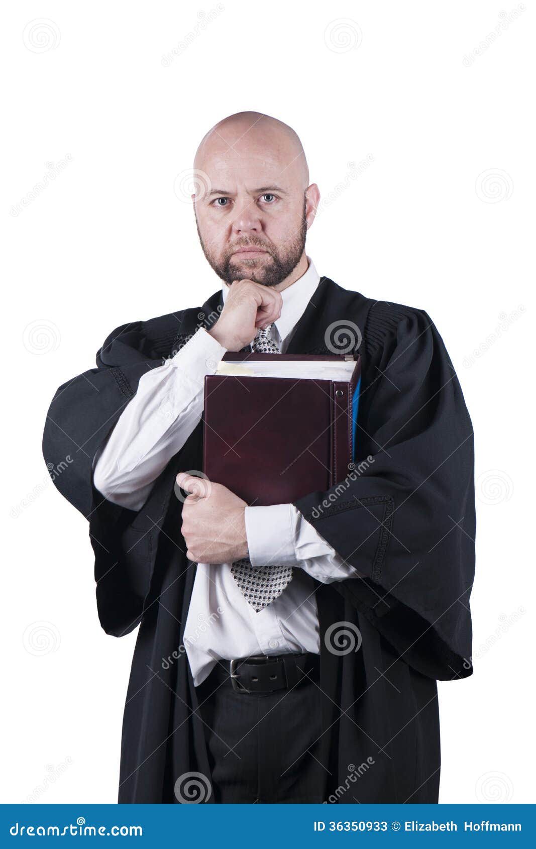 Male attorney in robe stock image. Image of legal, argue - 36350933
