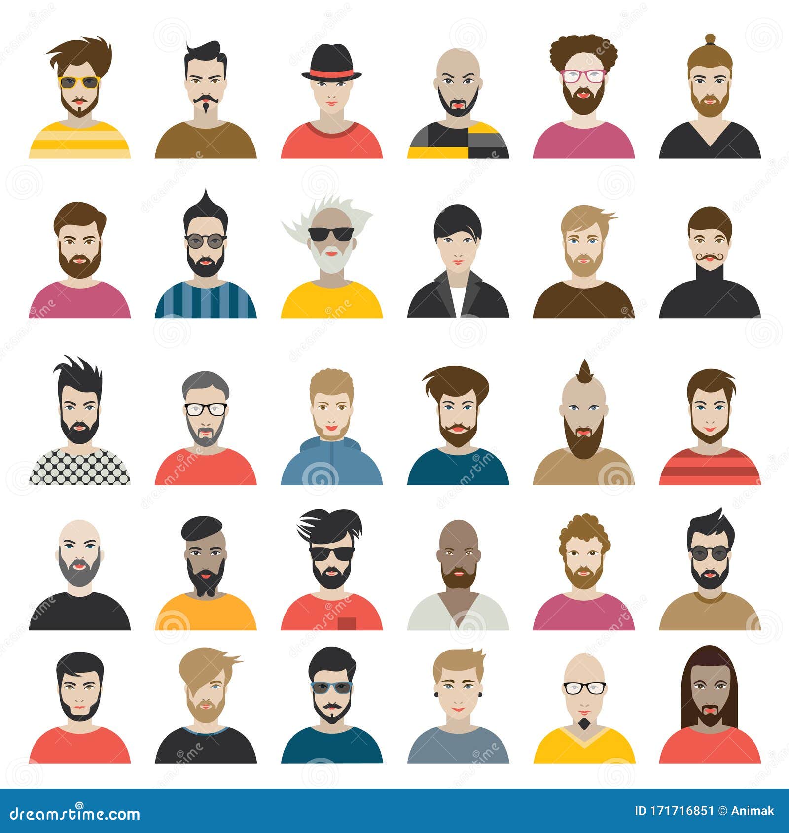 Avatar Heads, Vector People Icon Set | CartoonDealer.com #24009352 Avatar Heads, Vector People Icon Set | CartoonDealer.com #24009352