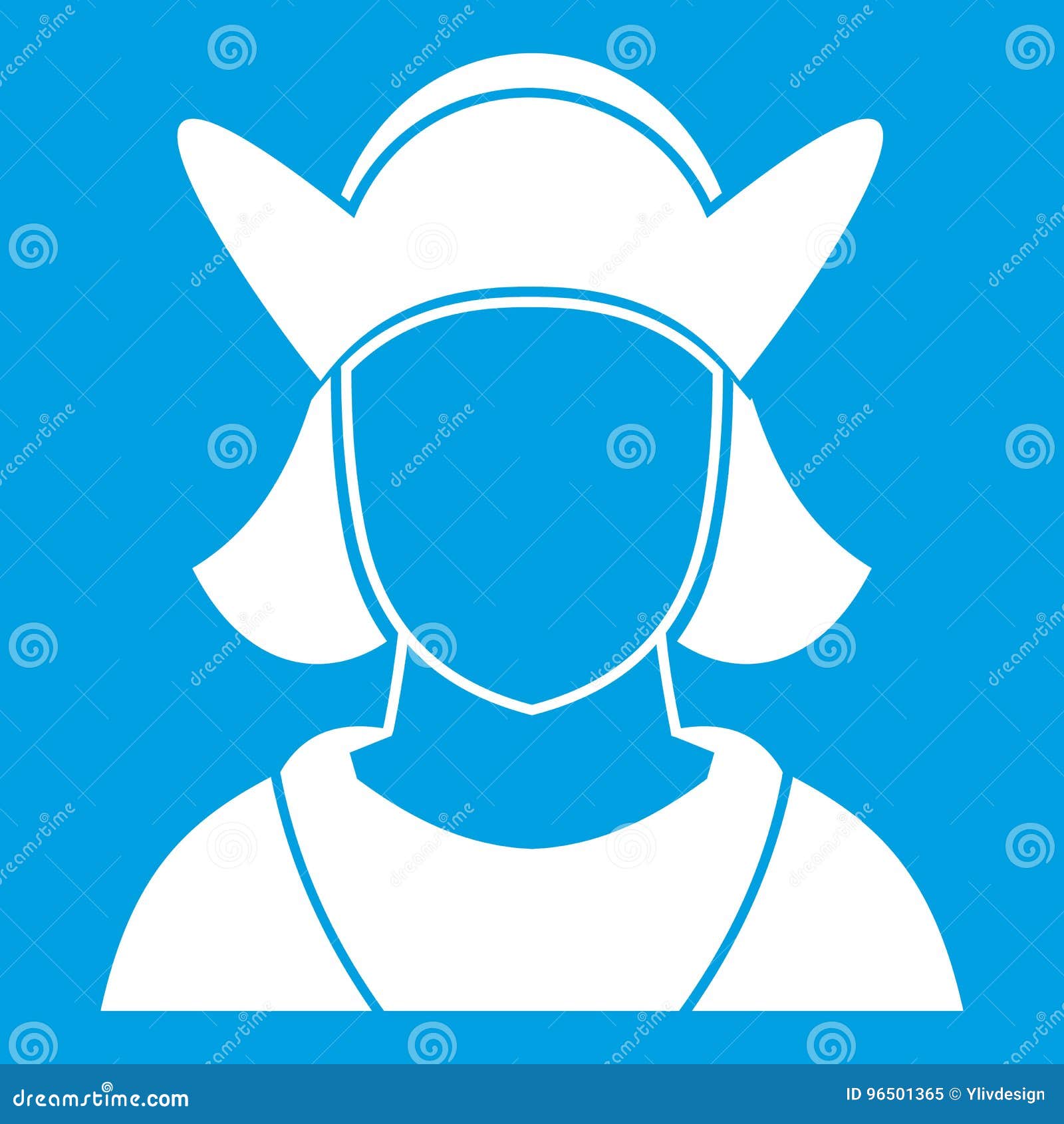 Male avatar icon white stock vector. Illustration of avatar - 96501365