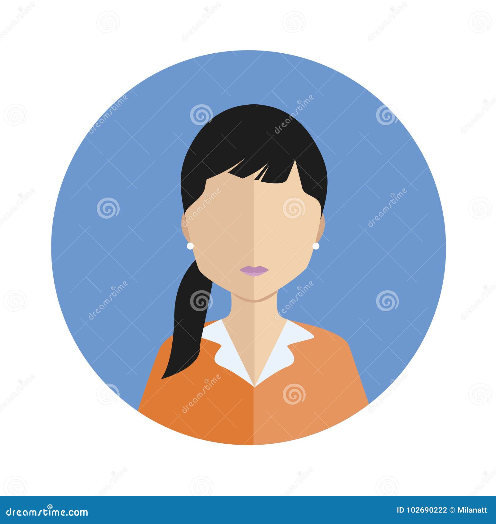 Print stock illustration. Illustration of social, portrait - 102690222