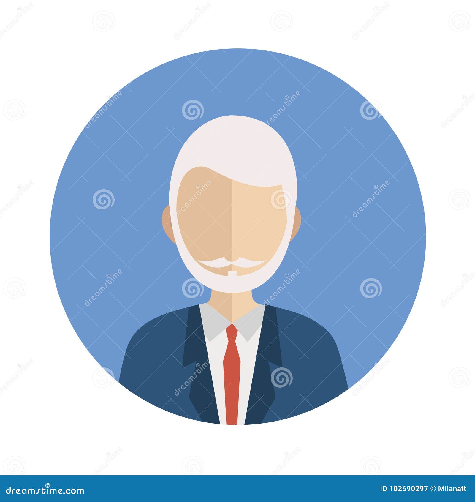 Print stock illustration. Illustration of portrait, admin - 102690297